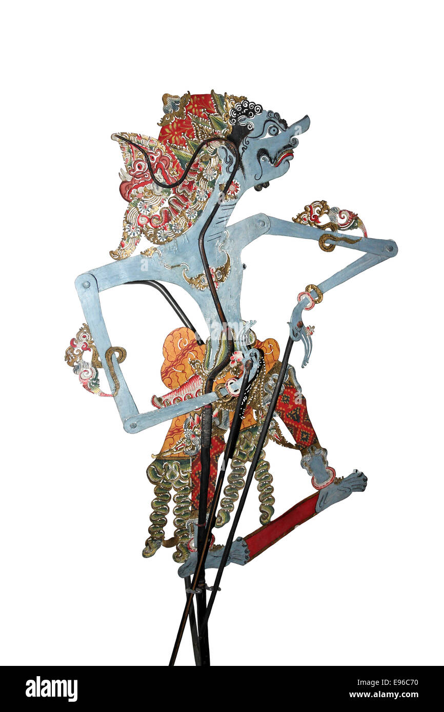 Dursasana, Wayang Kulit Shadow Puppet Stock Photo - Alamy