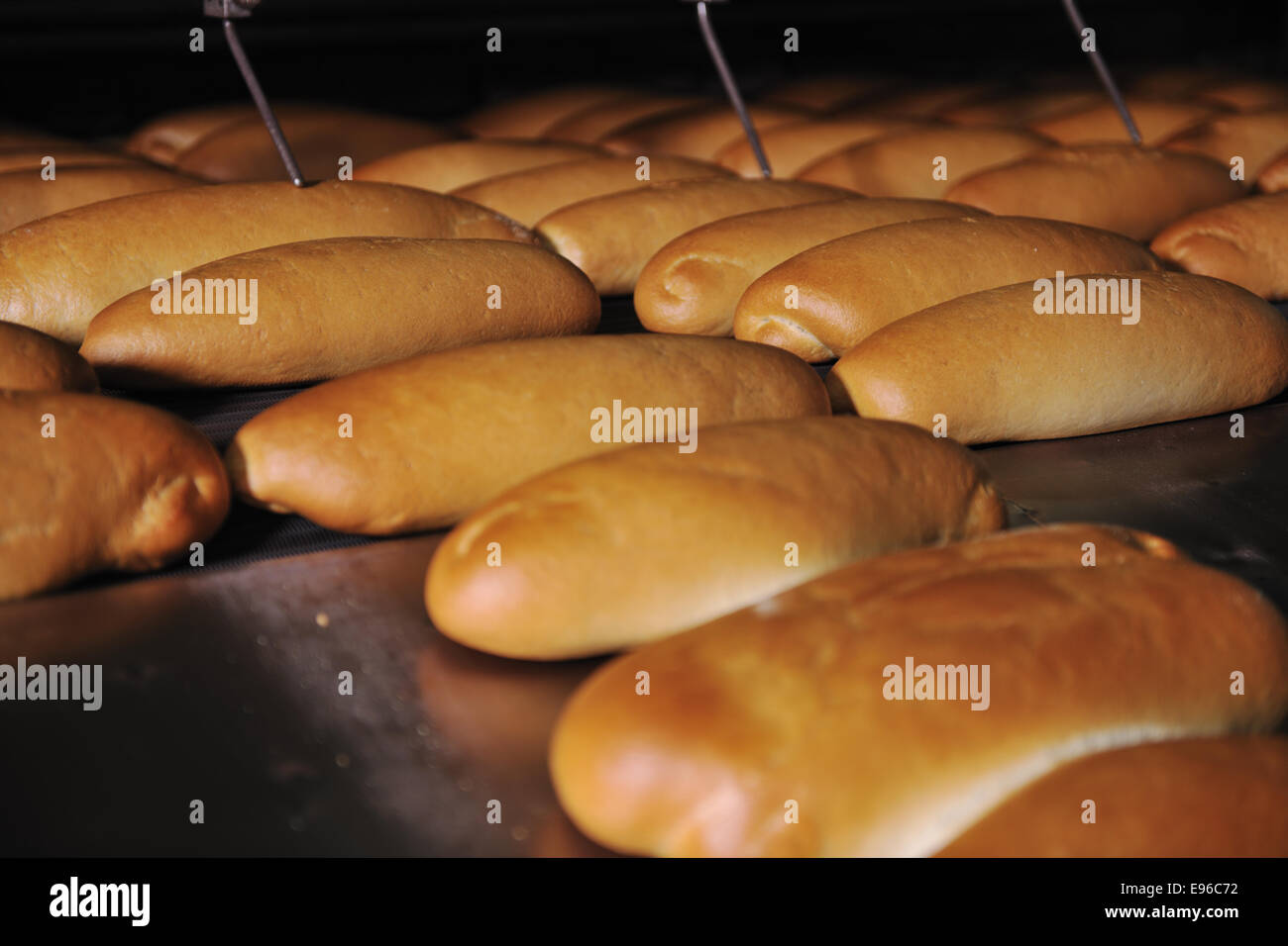 bread factory production Stock Photo - Alamy