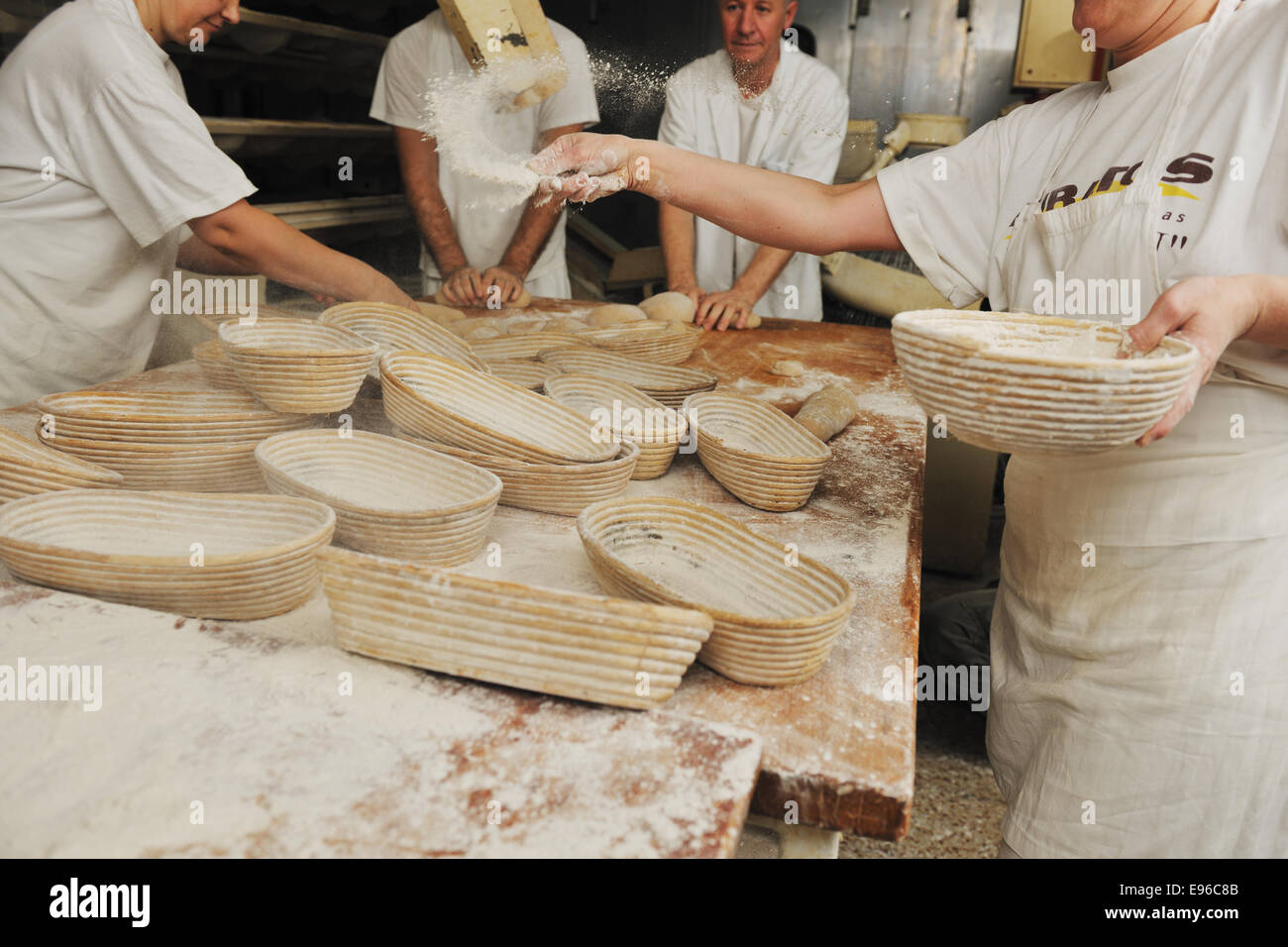 bread factory production Stock Photo - Alamy