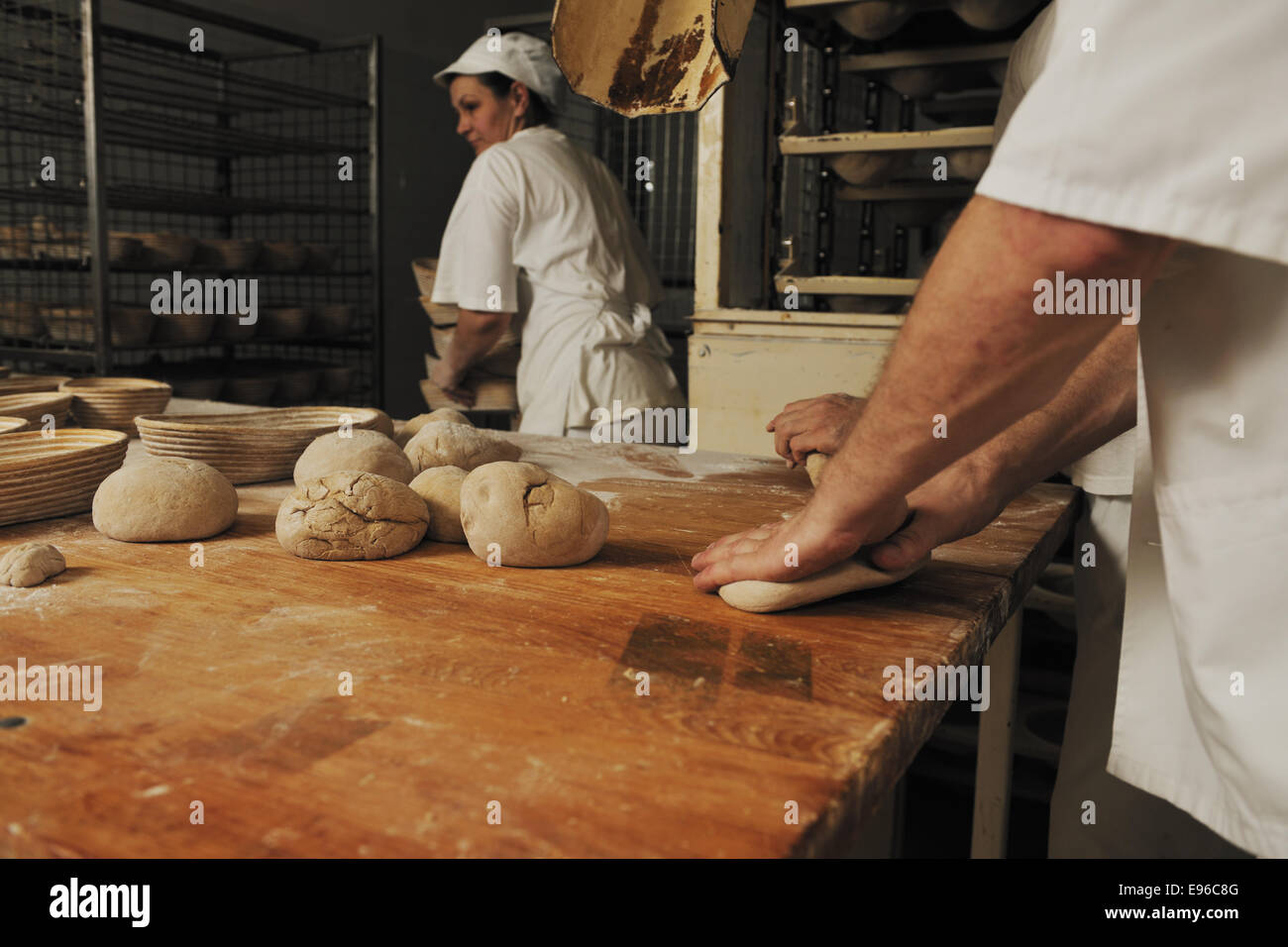 bread factory production Stock Photo - Alamy