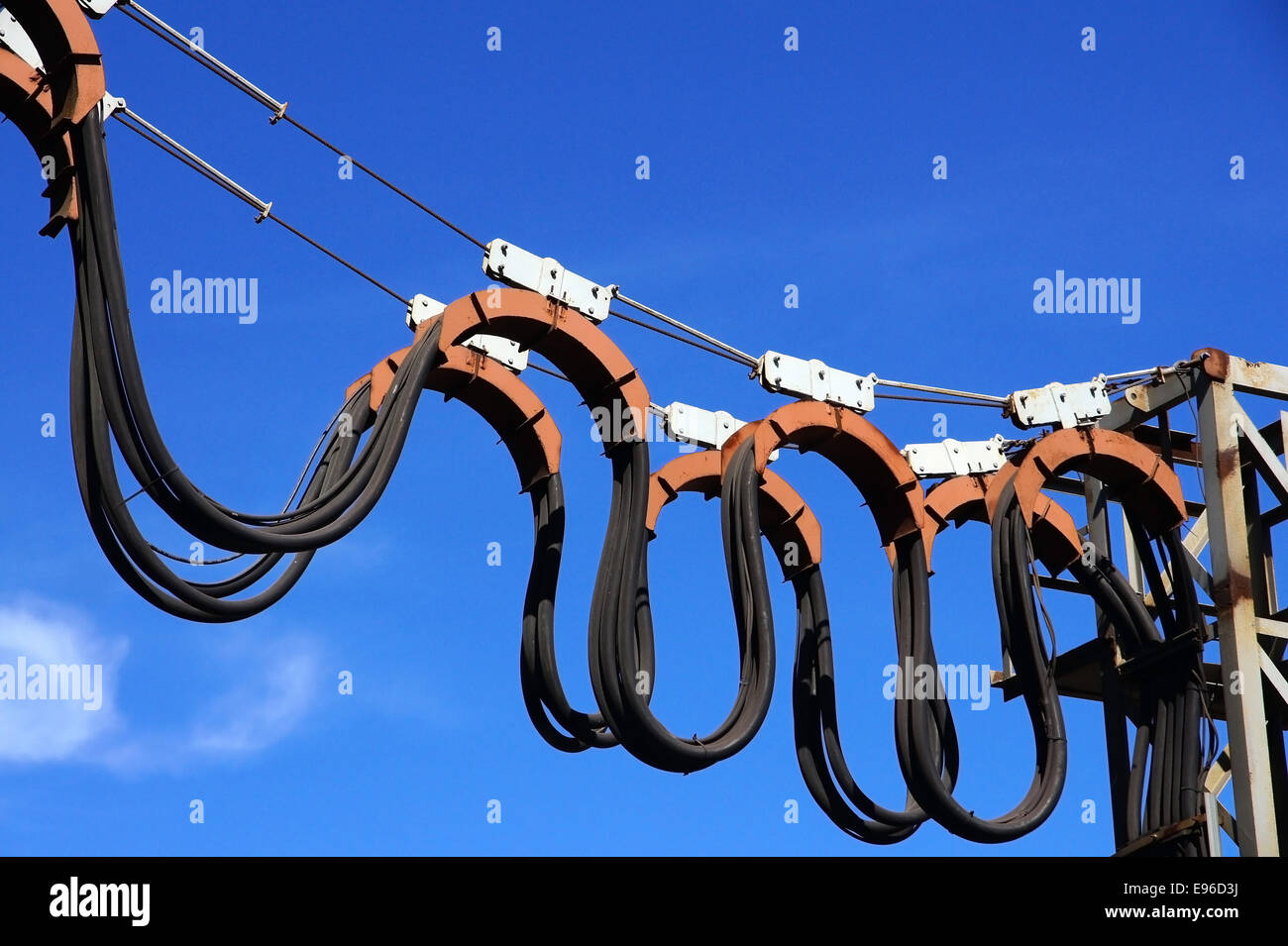 Electric Distribution Wires High Resolution Stock Photography and ...