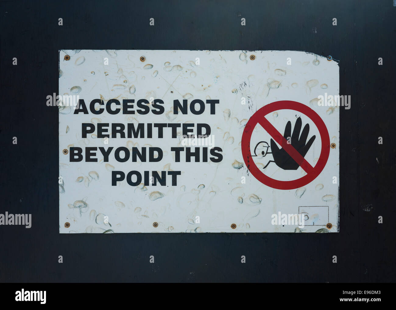 No Entry Beyond This Point Sign at Josephine Randle blog