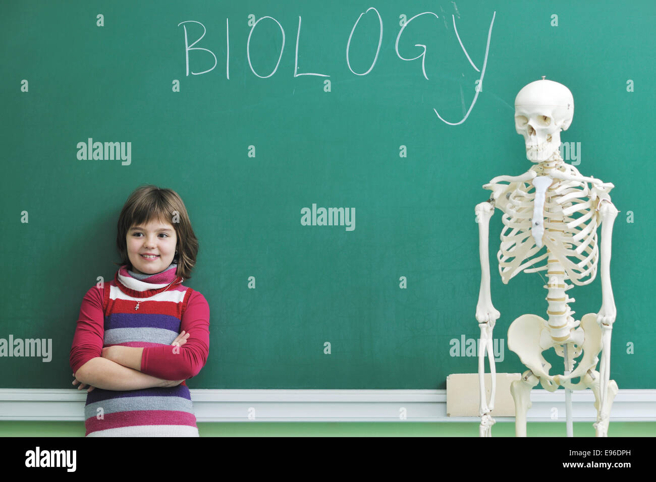 learn biology in school Stock Photo - Alamy