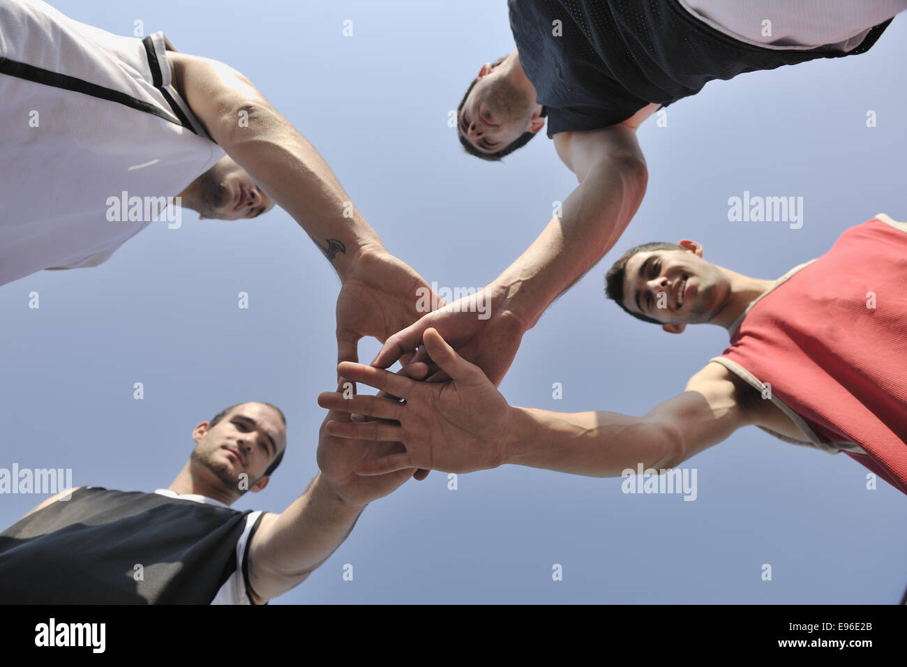 Group portrait street basketball team hi-res stock photography and ...