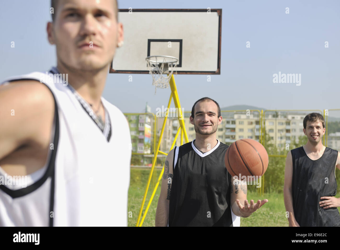 basketball players team Stock Photo - Alamy