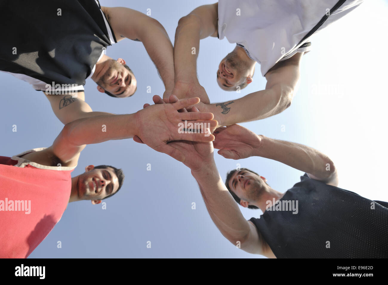 Group portrait street basketball team hi-res stock photography and ...