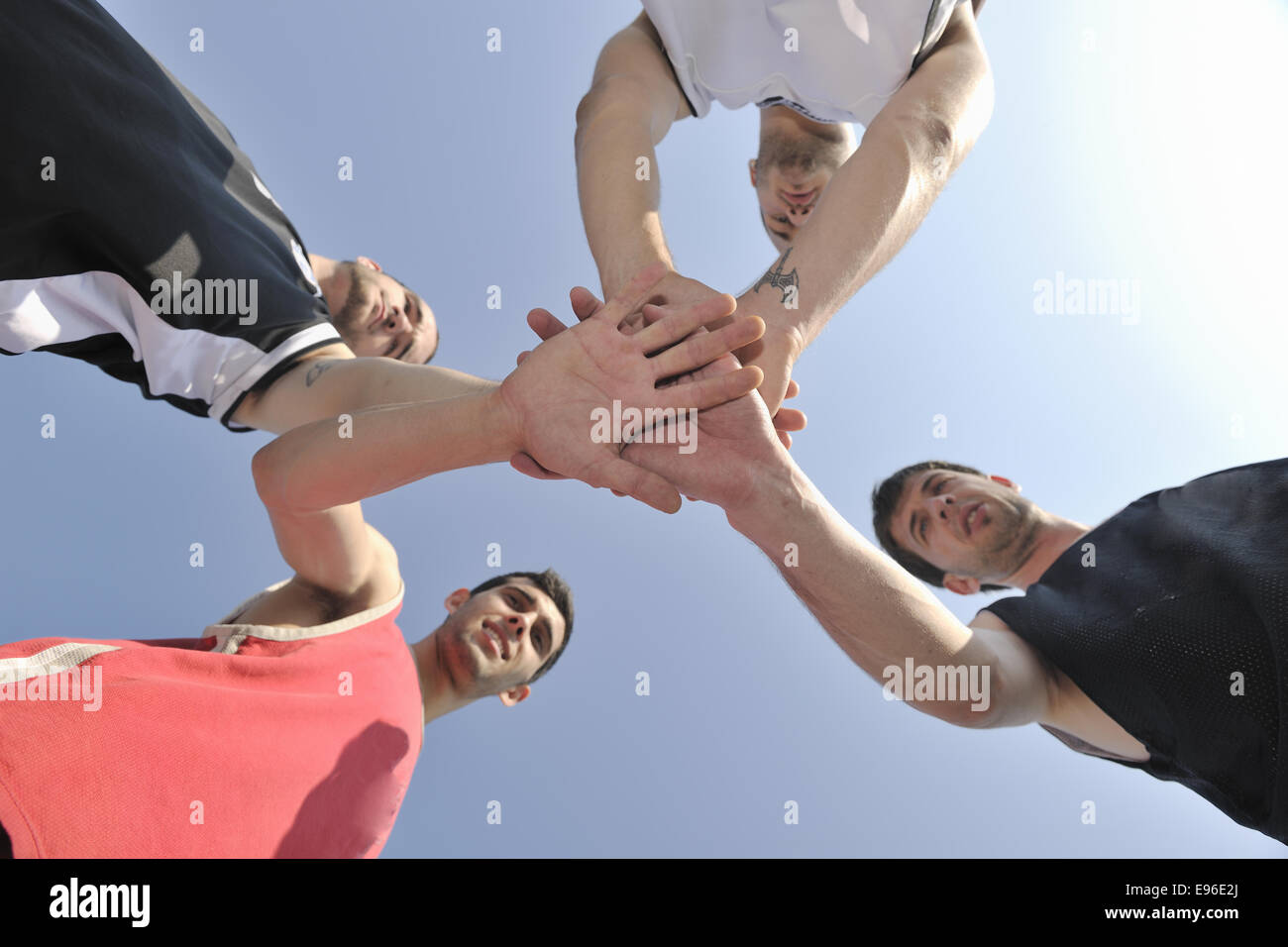 basketball players team Stock Photo - Alamy