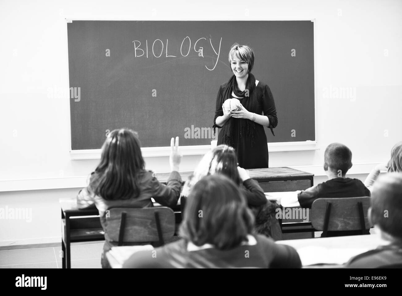 learn biology in school Stock Photo - Alamy