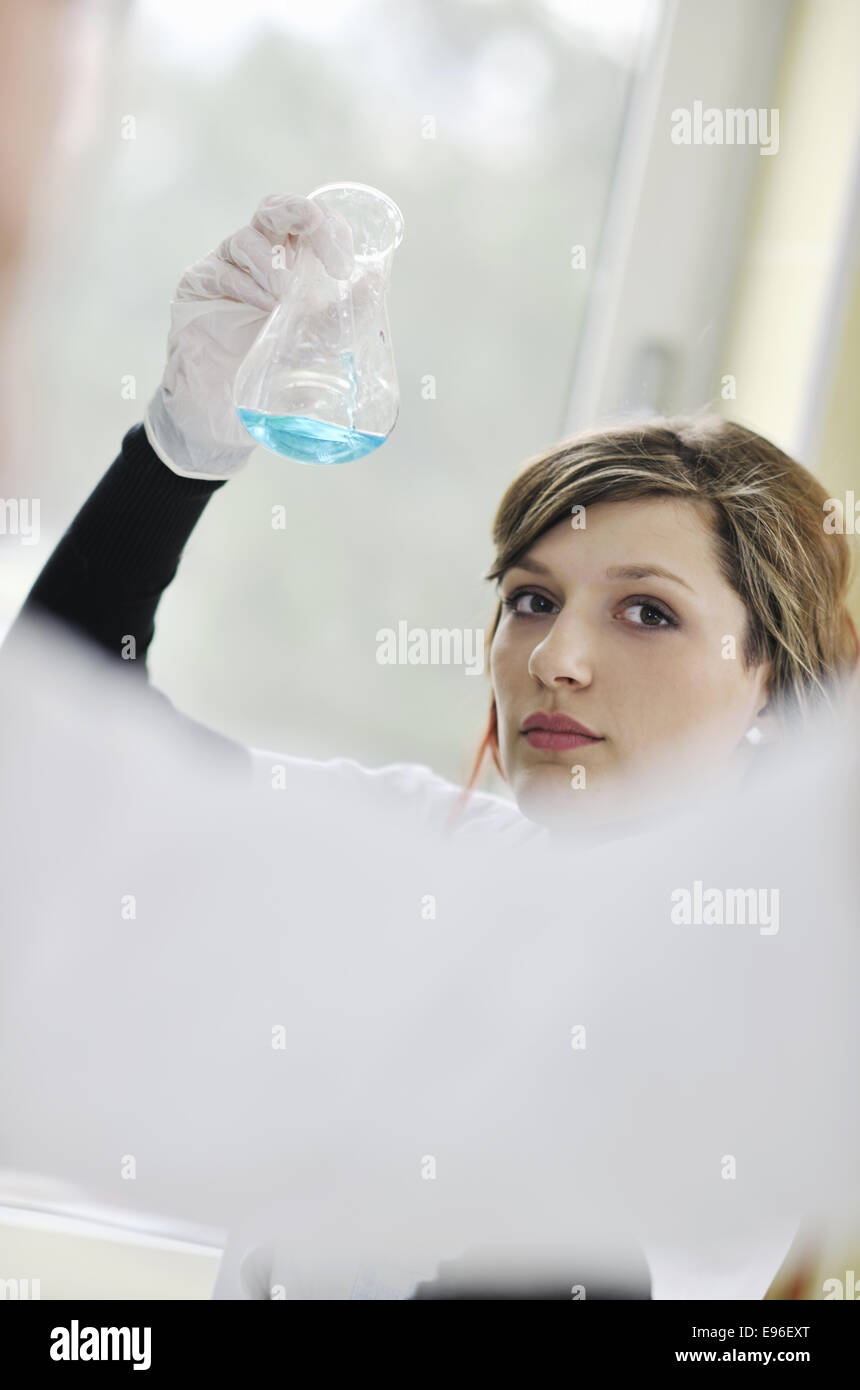 young woman in lab Stock Photo - Alamy