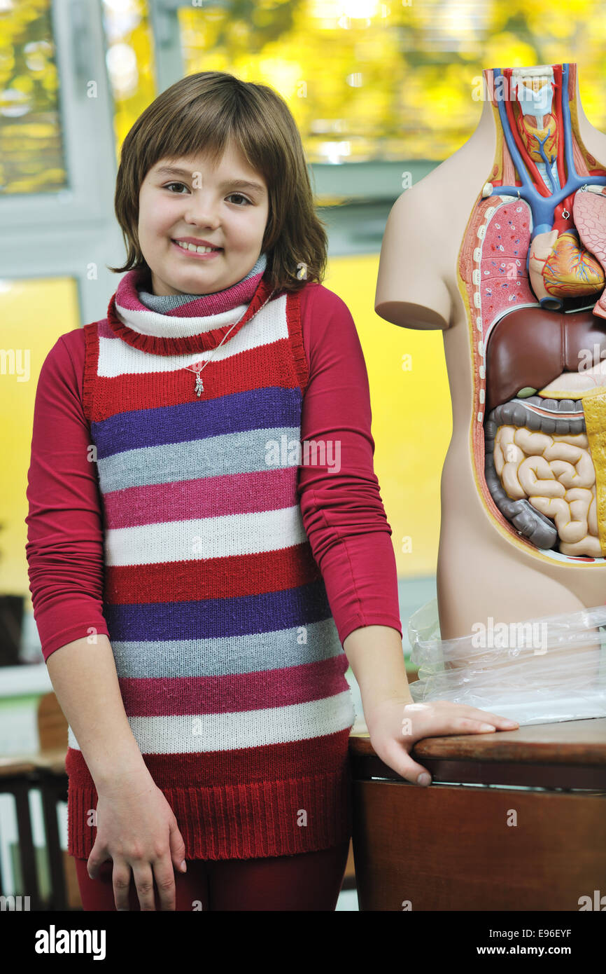 learn biology in school Stock Photo - Alamy