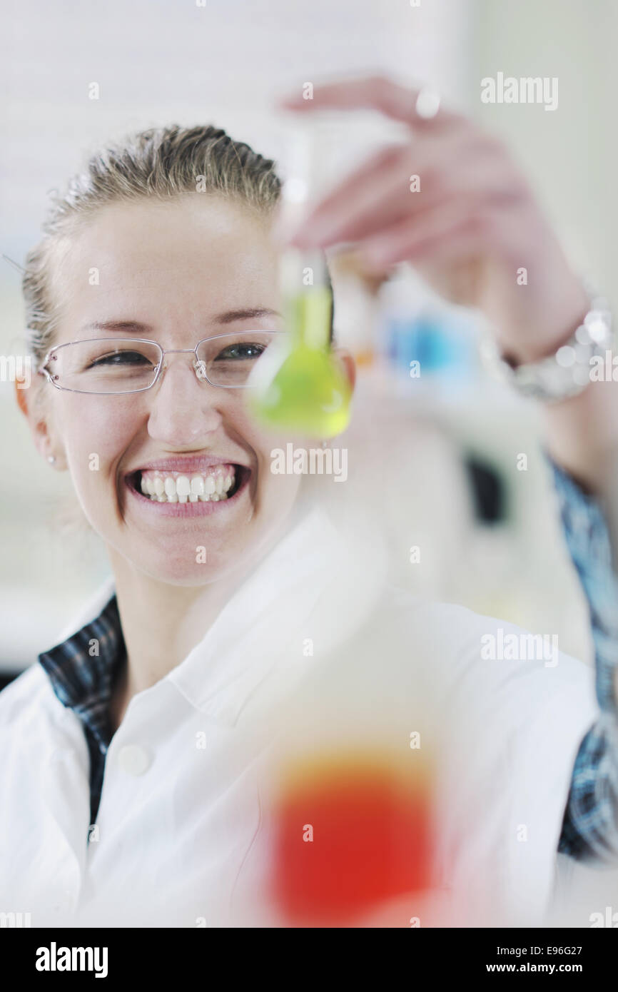 young woman in lab Stock Photo - Alamy