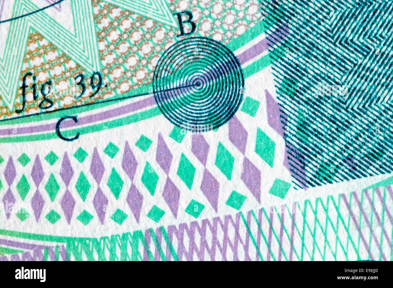 Note money currency design details bill security feature printing 100 ...