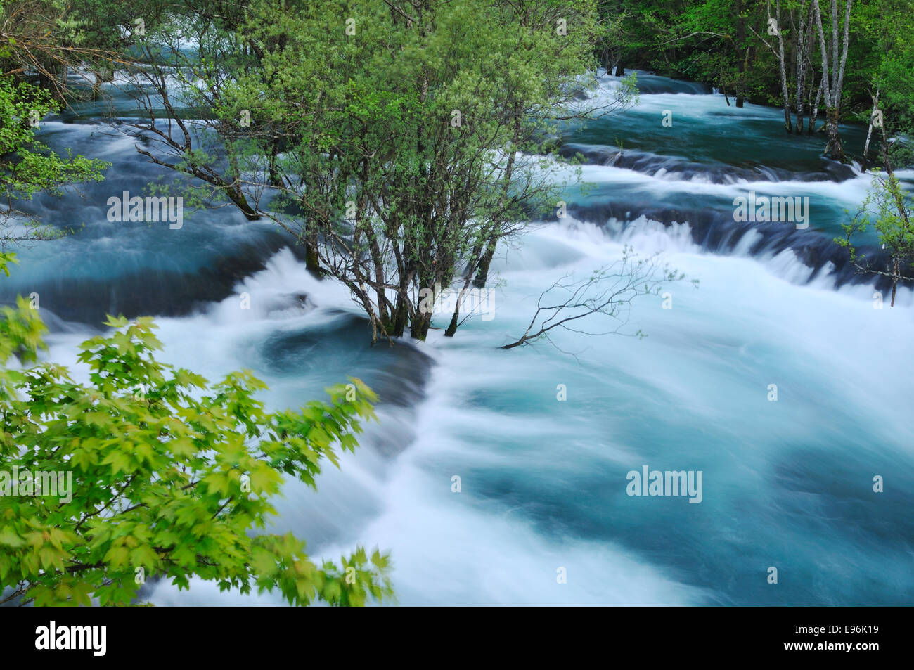 river waterfall wild Stock Photo - Alamy
