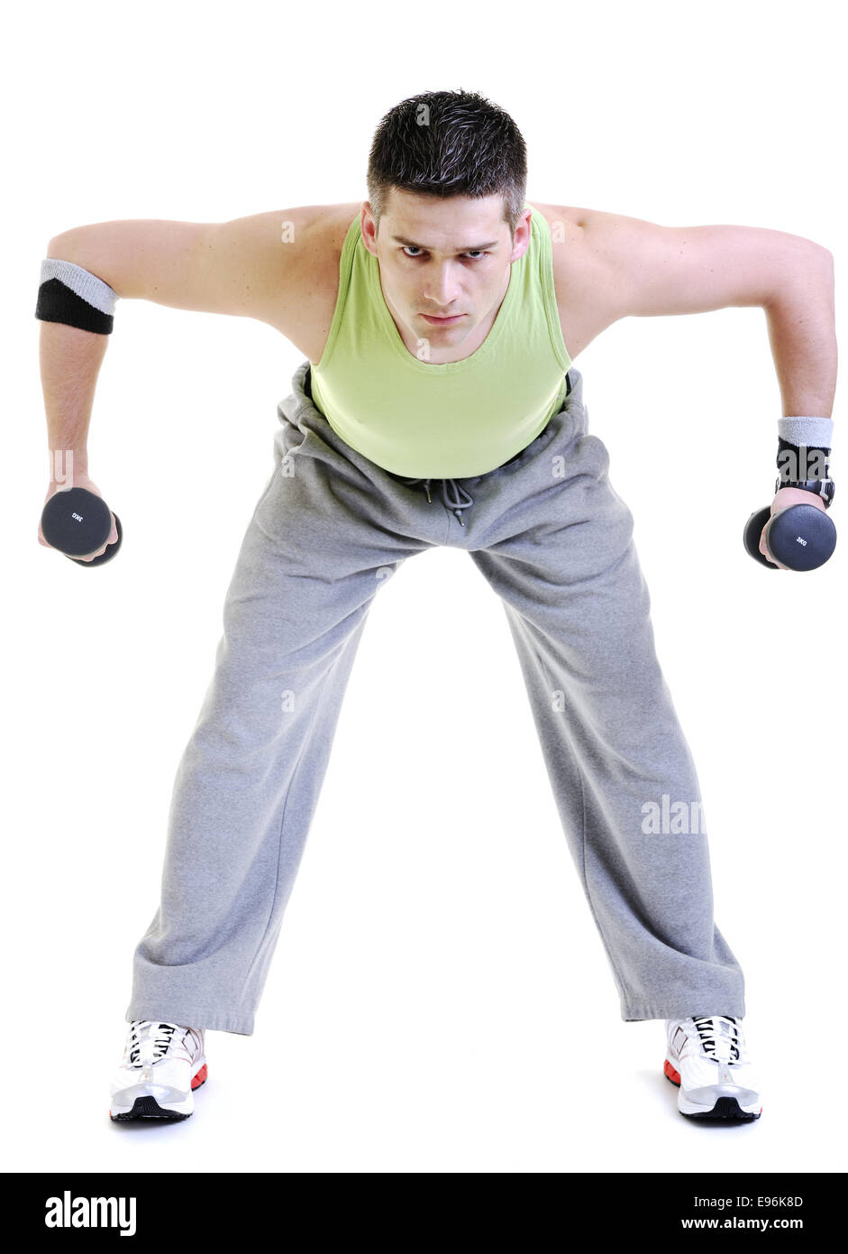 man fitness isolated Stock Photo - Alamy