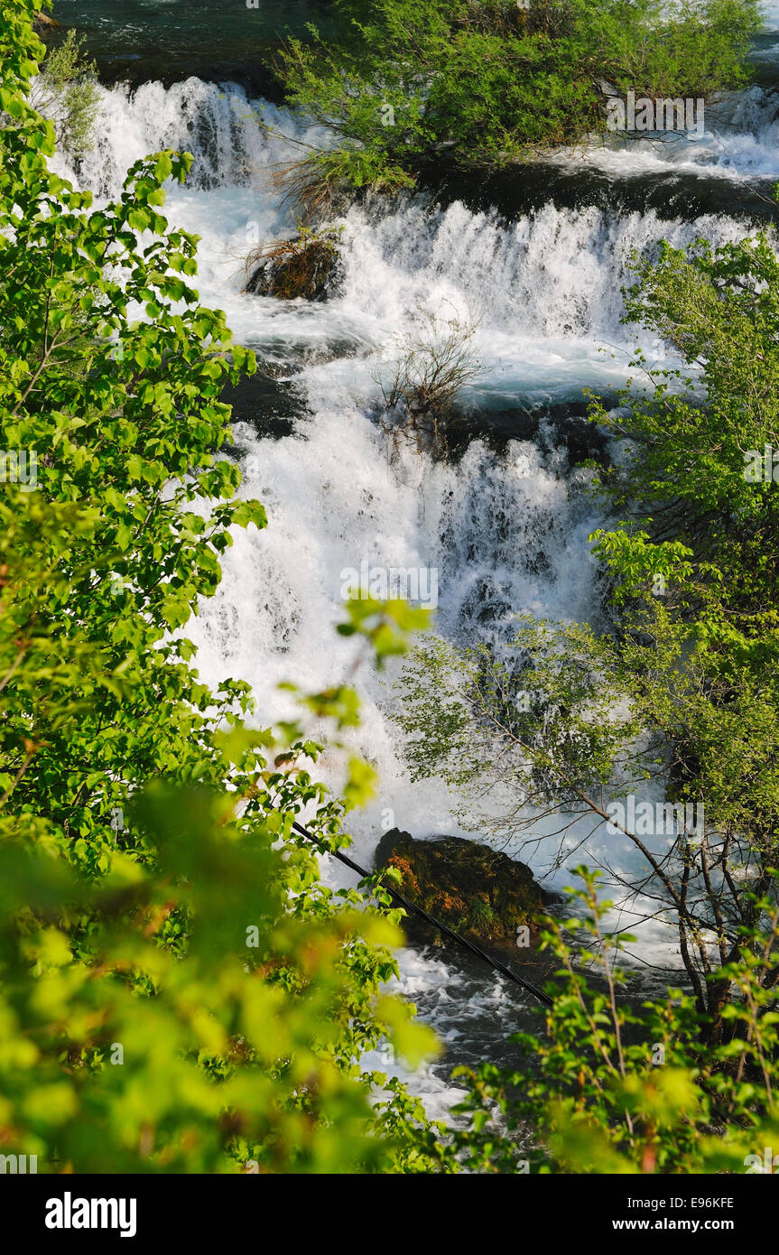 river waterfall wild Stock Photo - Alamy