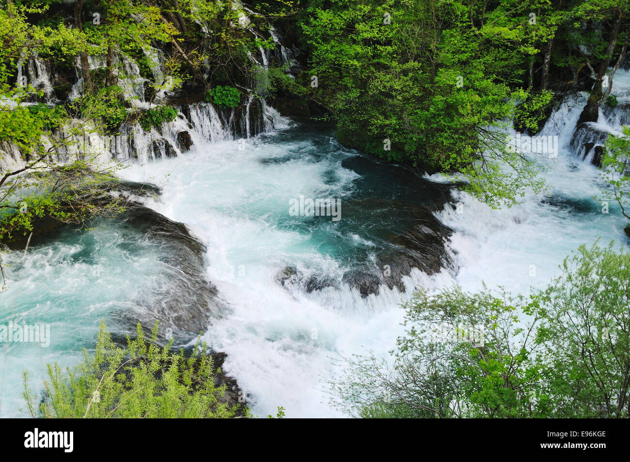river waterfall wild Stock Photo - Alamy