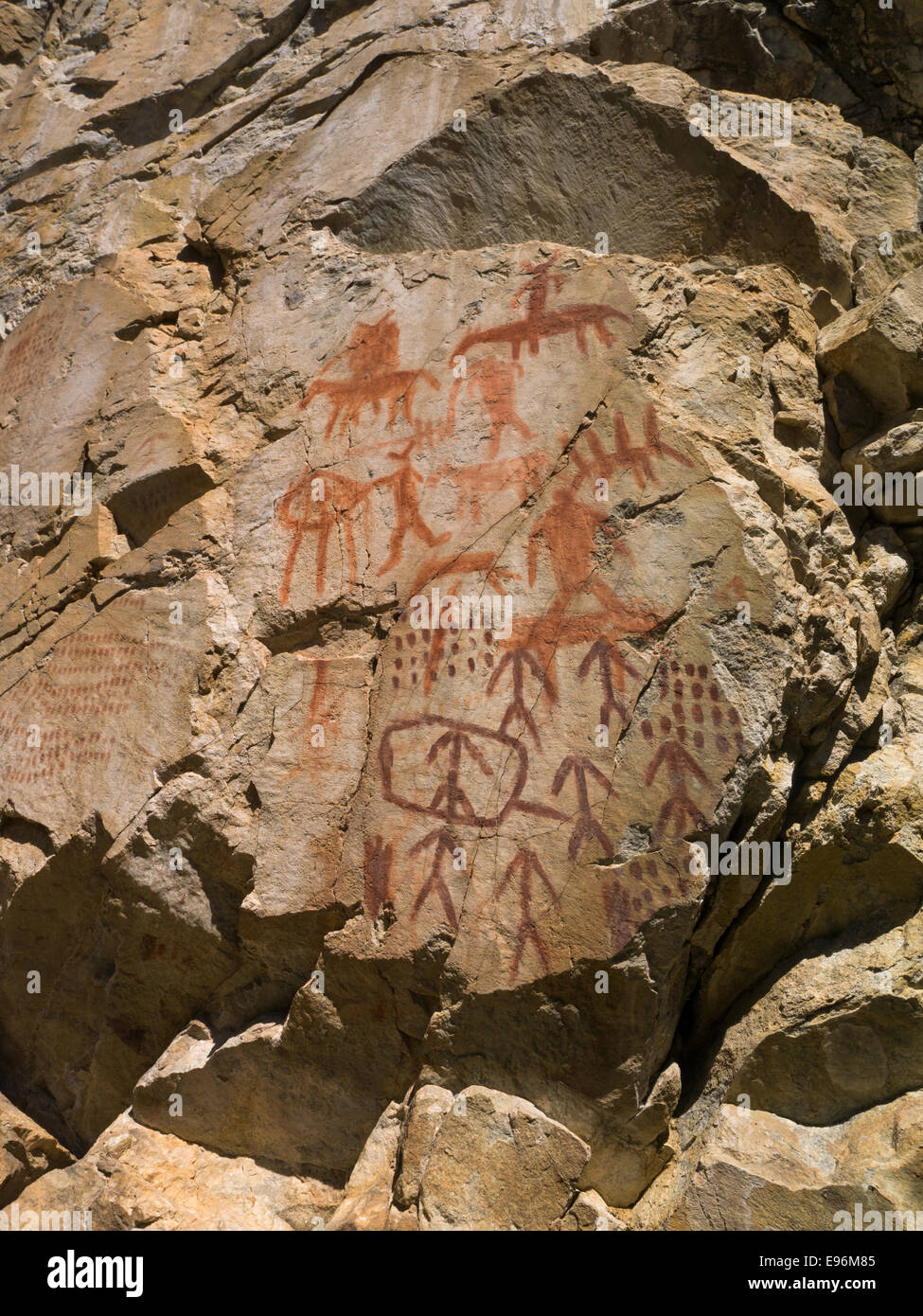 Indian pictographs hi-res stock photography and images - Alamy