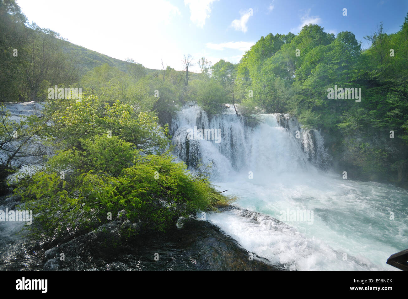 river waterfall wild Stock Photo - Alamy