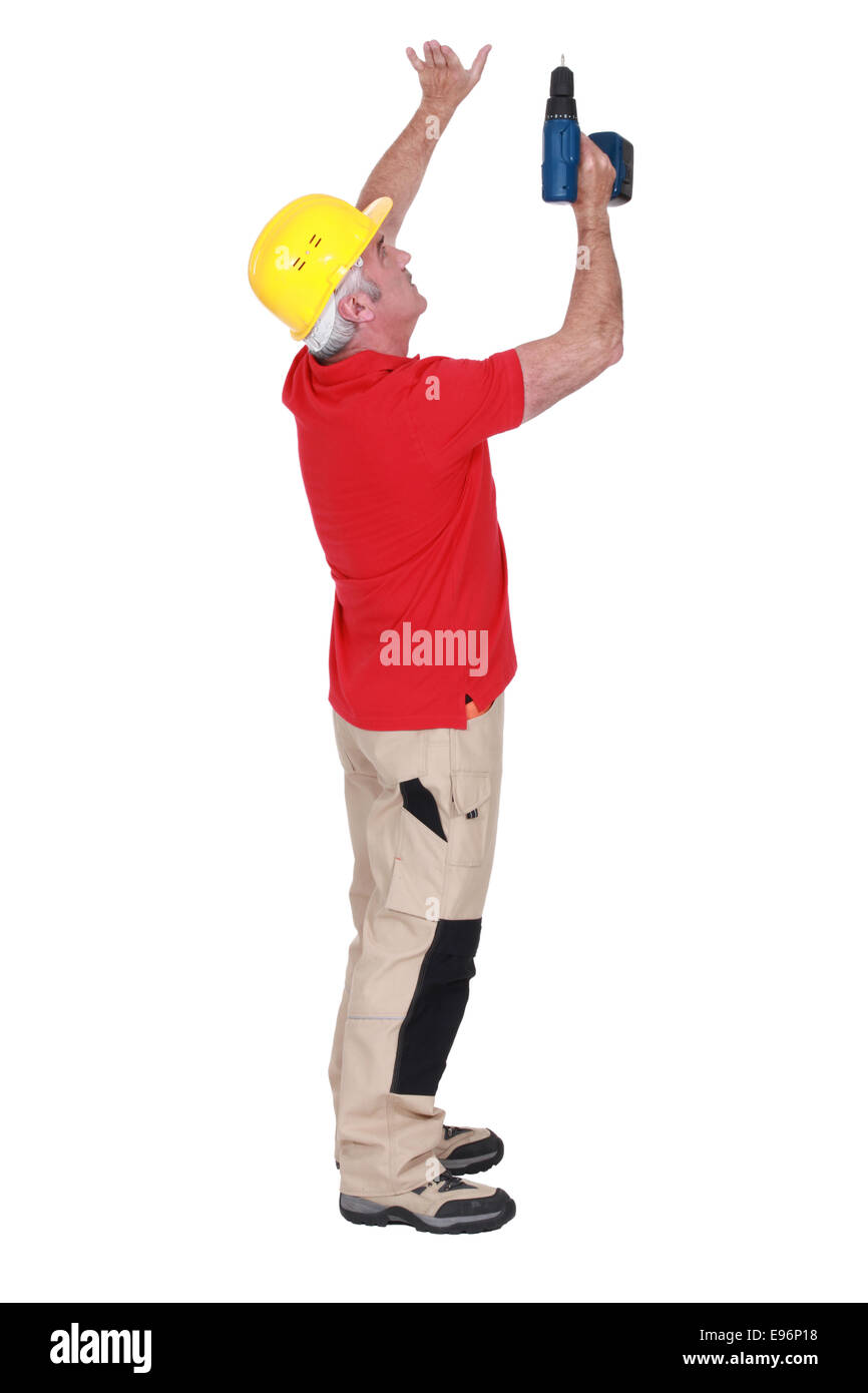 Handyman senior Cut Out Stock Images & Pictures - Alamy