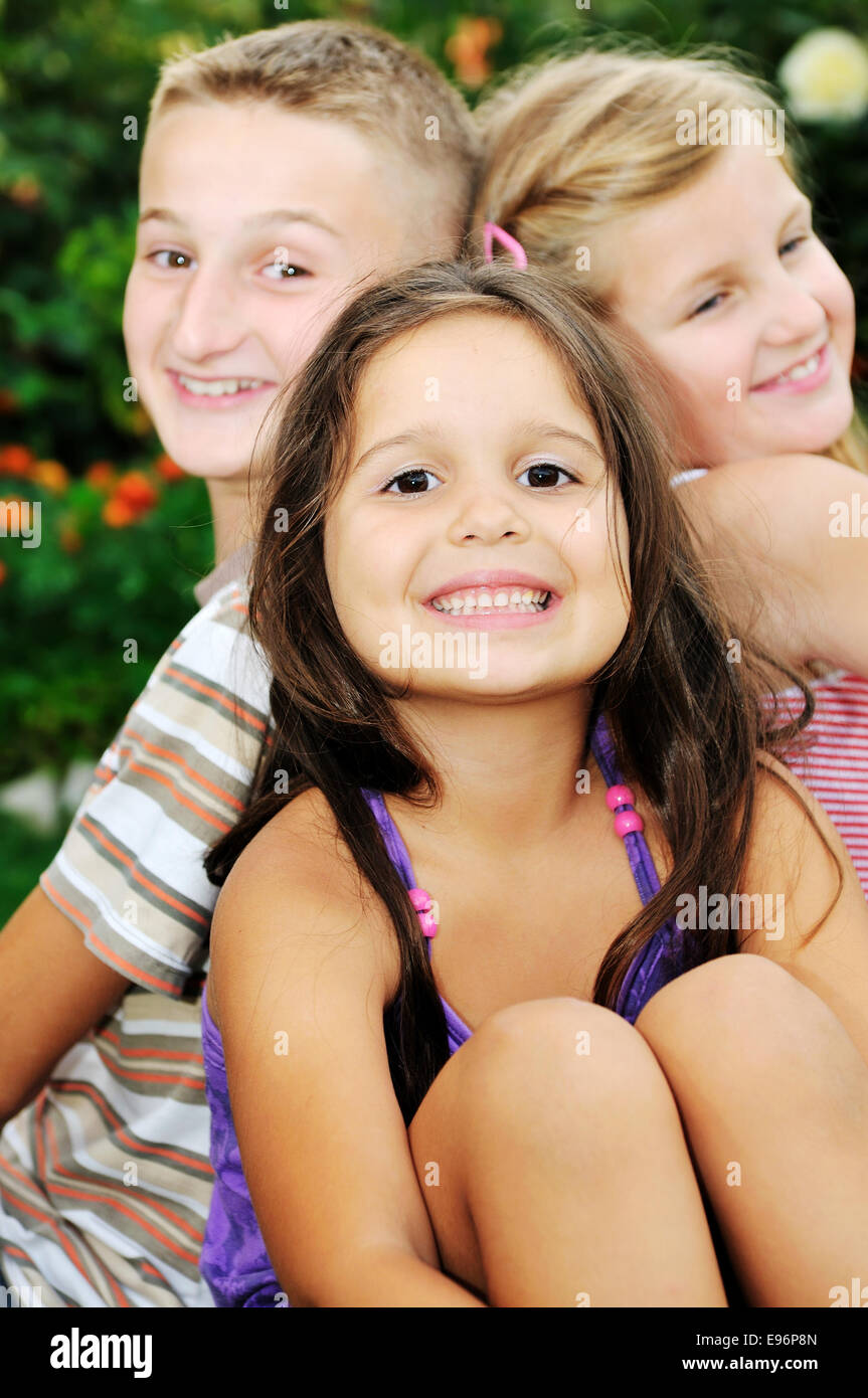 happy kids outdoor Stock Photo - Alamy
