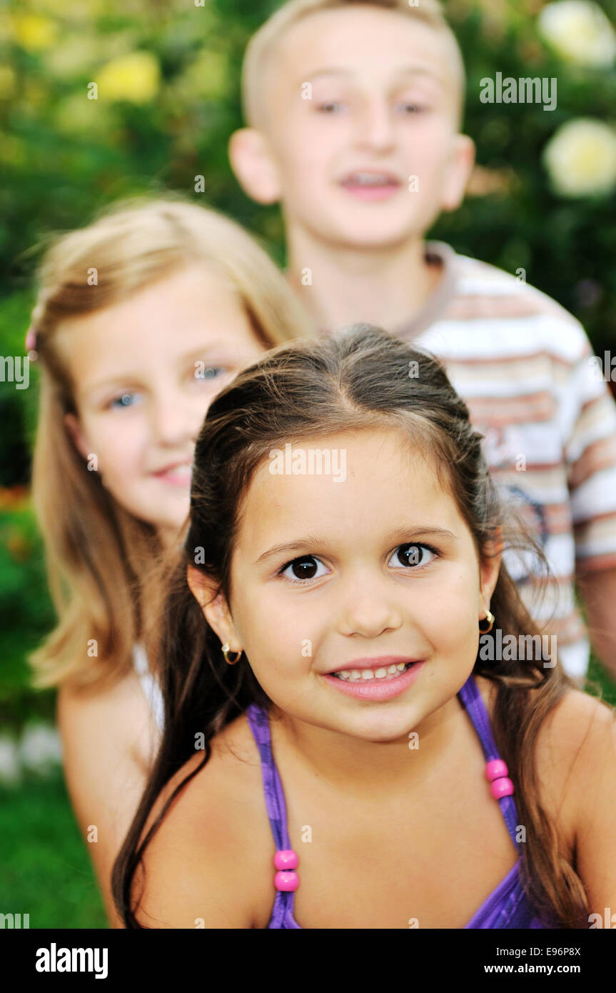 happy kids outdoor Stock Photo - Alamy