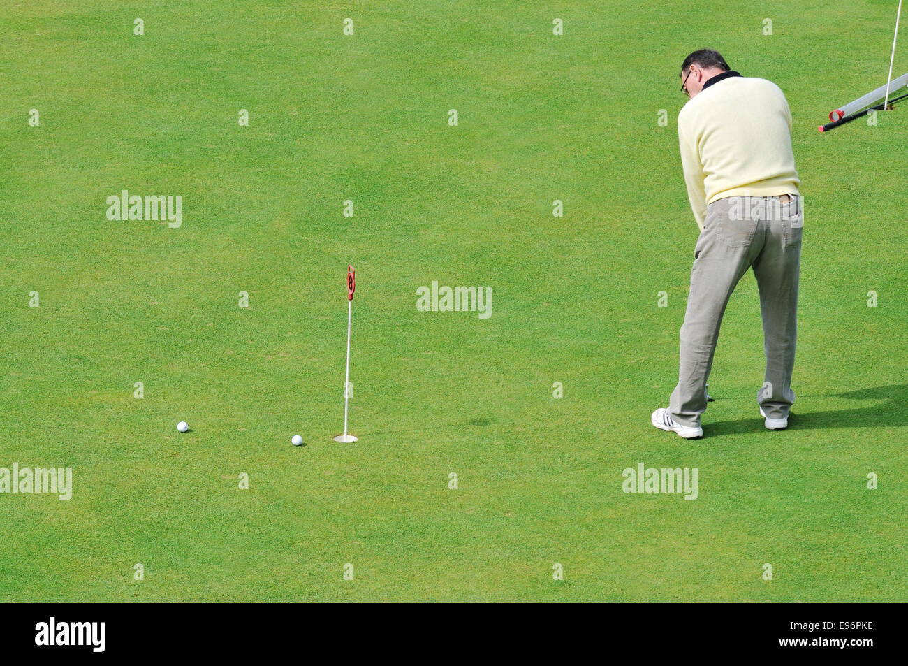 golf ball game Stock Photo - Alamy