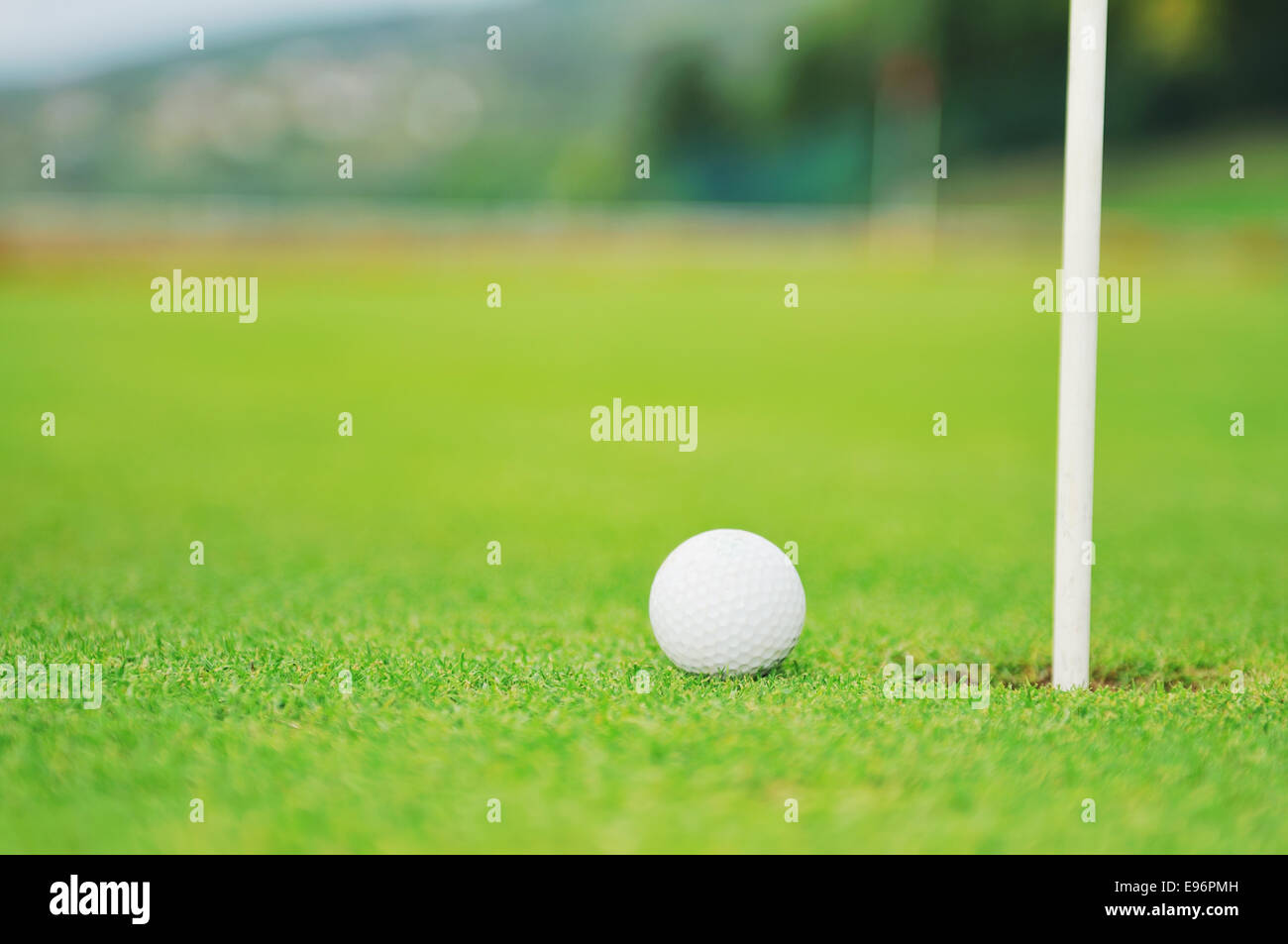 golf ball game Stock Photo - Alamy