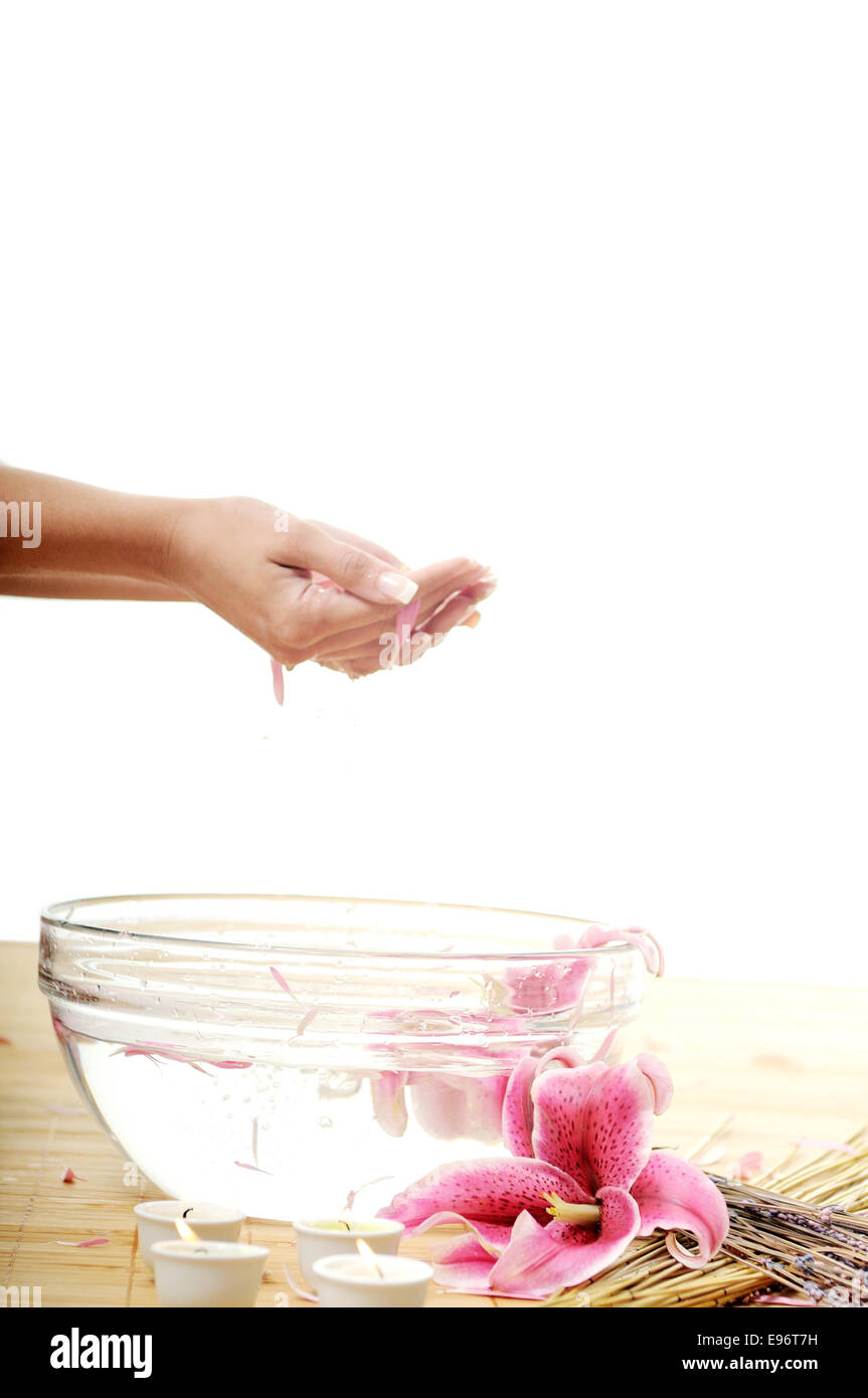 hand spa beauty treatment Stock Photo - Alamy