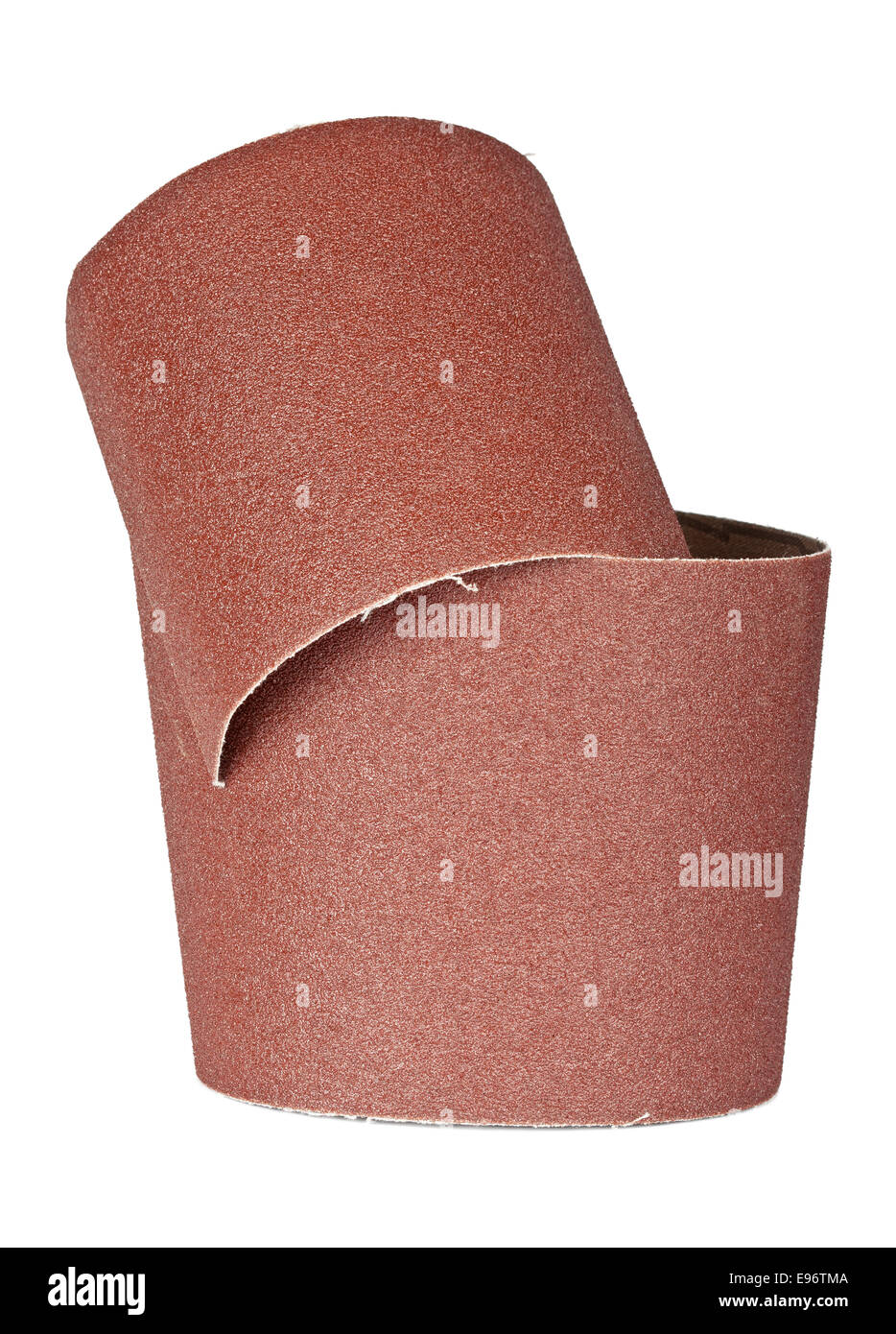 brown sandpaper for your woodwork Stock Photo - Alamy