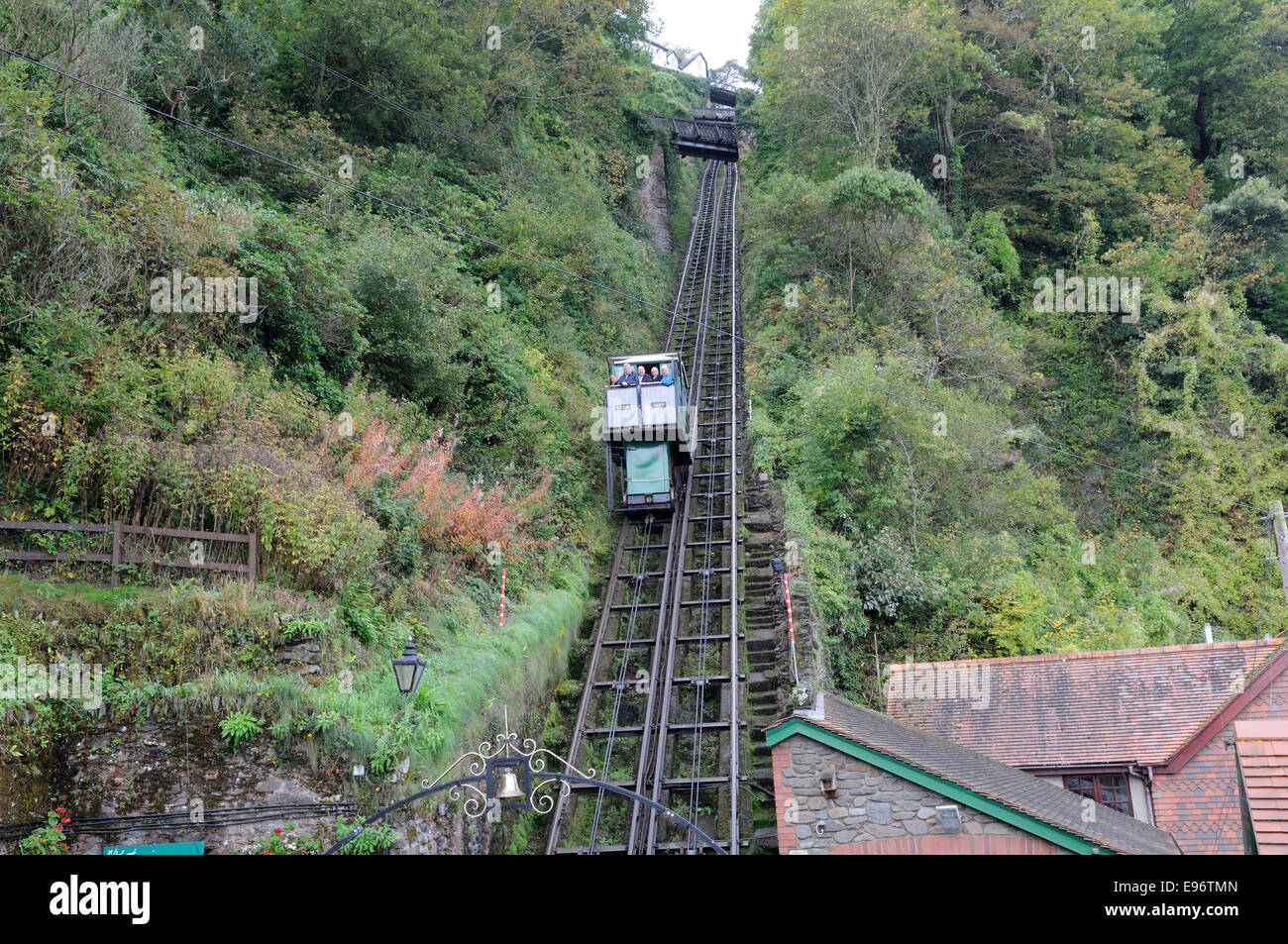 Lynmouth and Lynton Cliff Railway Devon England UK GB Stock Photo - Alamy
