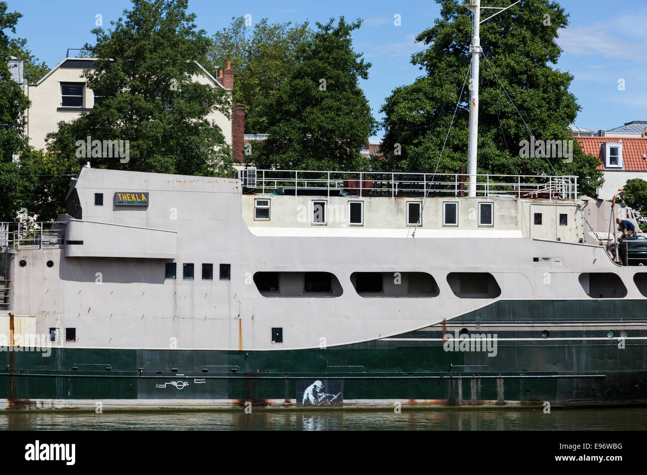 The Thekla, built in Germany in 1959 and used to transport timber in ...