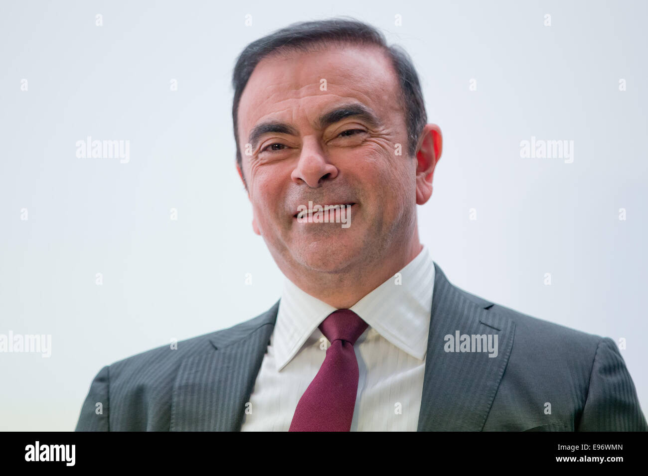 Paris, France. 3rd Oct, 2014. Carlos Ghosn, CEO of Renault-Nissan ...