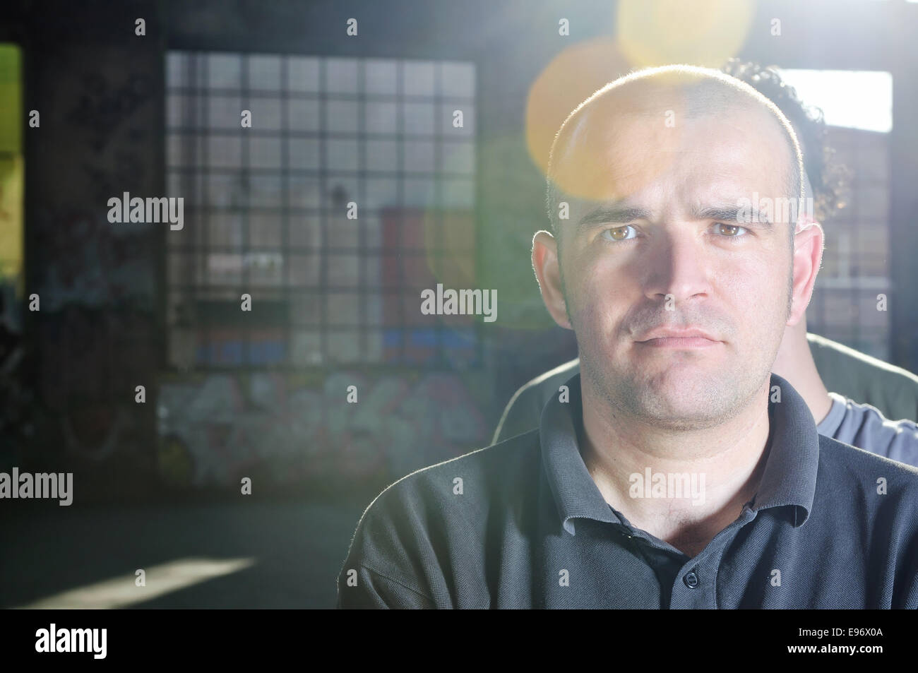 three man group Stock Photo - Alamy