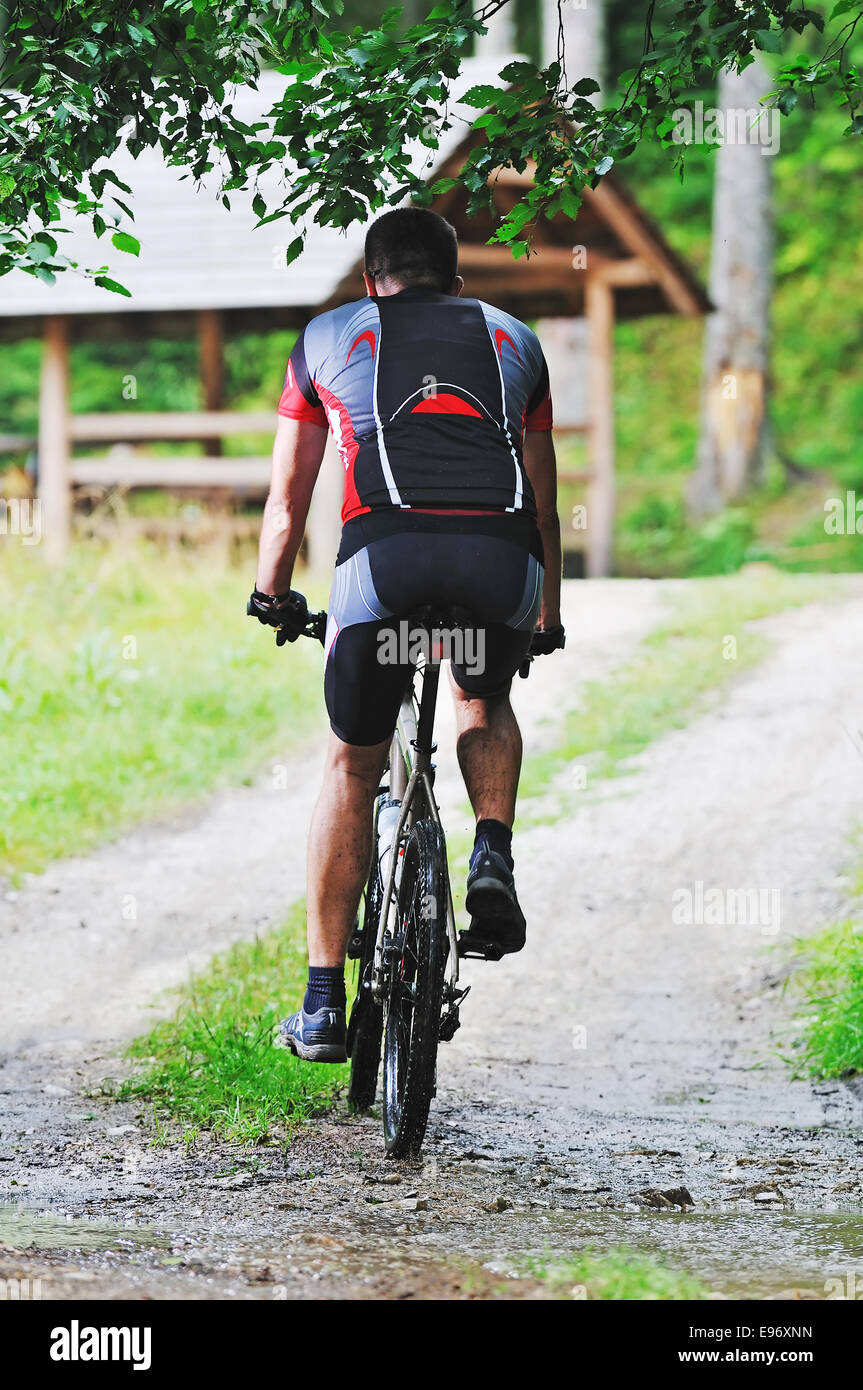 mount bike man outdoor Stock Photo - Alamy
