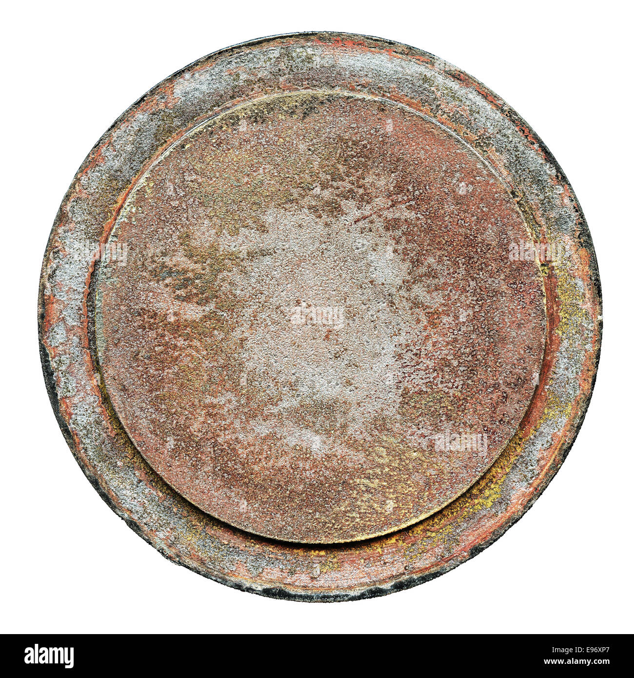 Old rusty round metal texture Stock Photo - Alamy