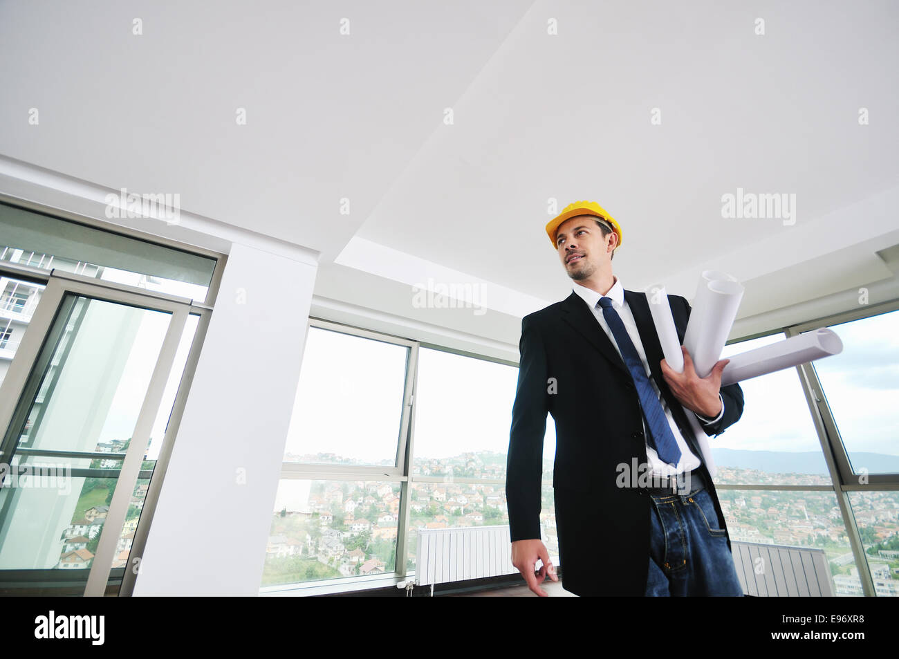 young architect portrait Stock Photo - Alamy