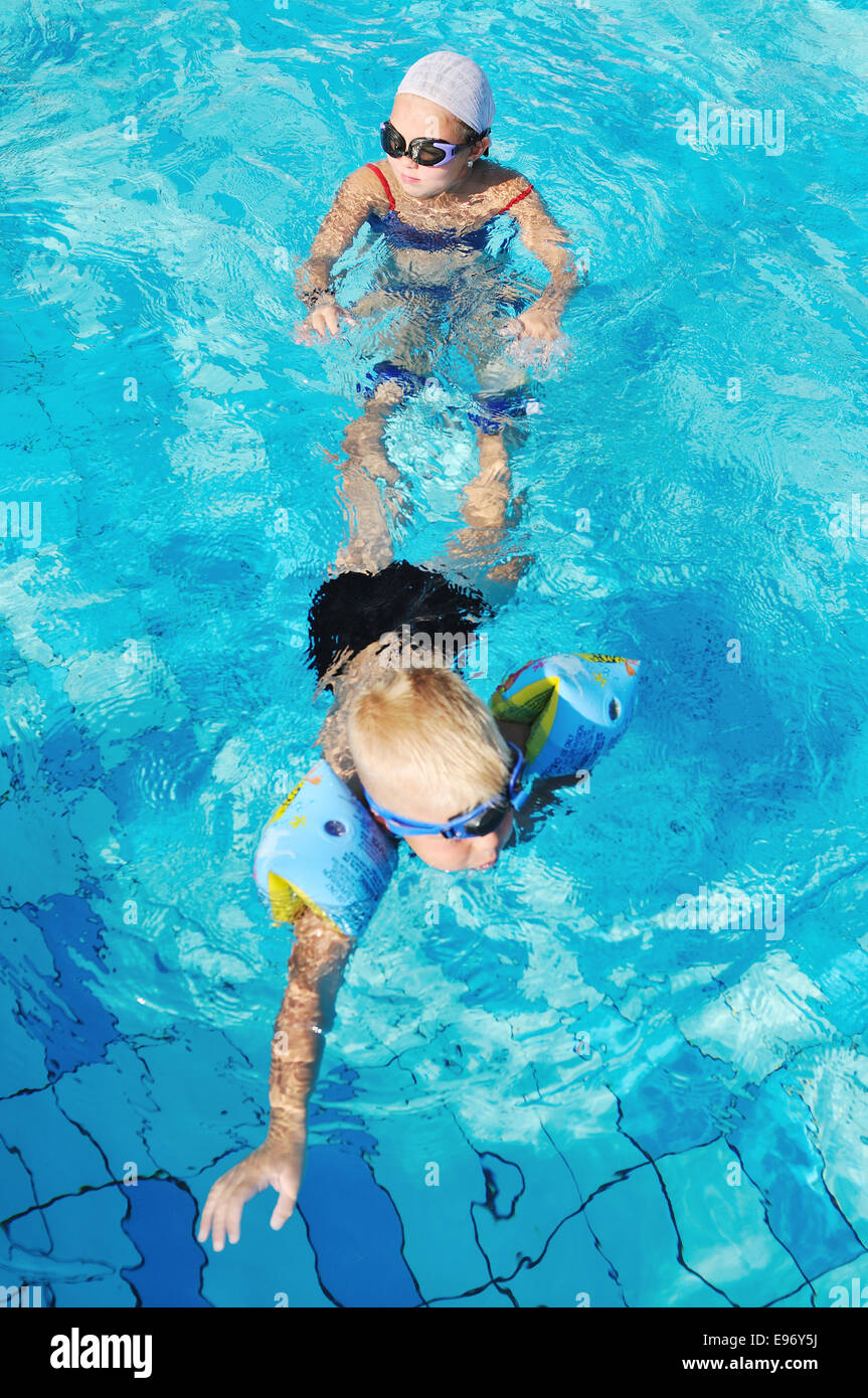 swimming pool fun Stock Photo - Alamy