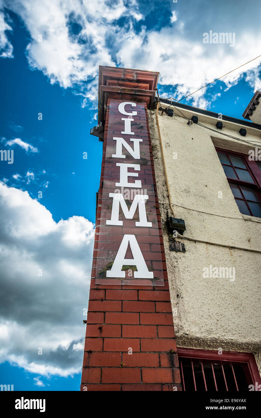 Facade of the Alhambra Cinema, in Keswick, which has been operating ...