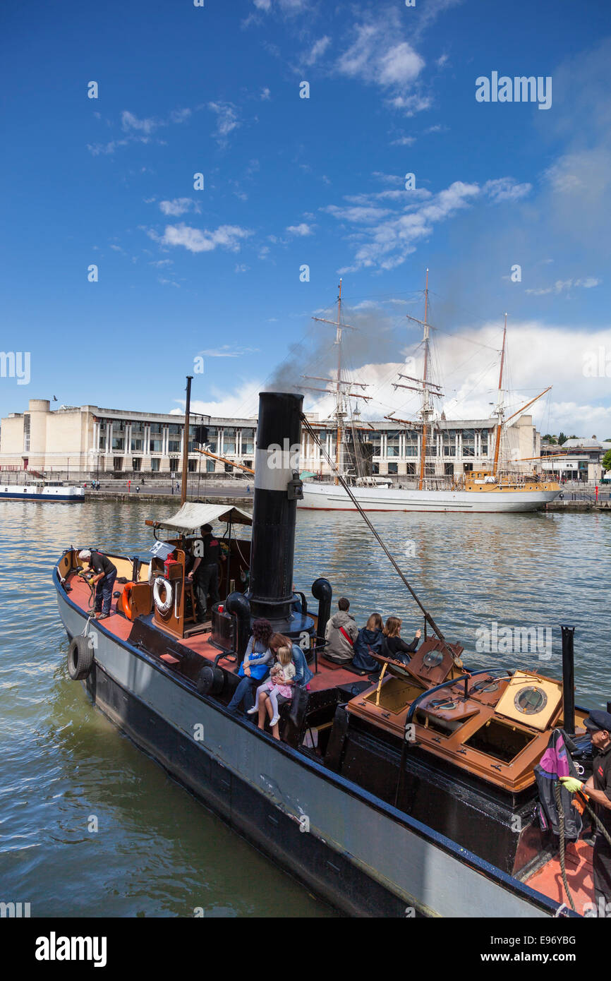 The 'Mayflower' (the world's oldest steam tug built in 1861), prepares ...