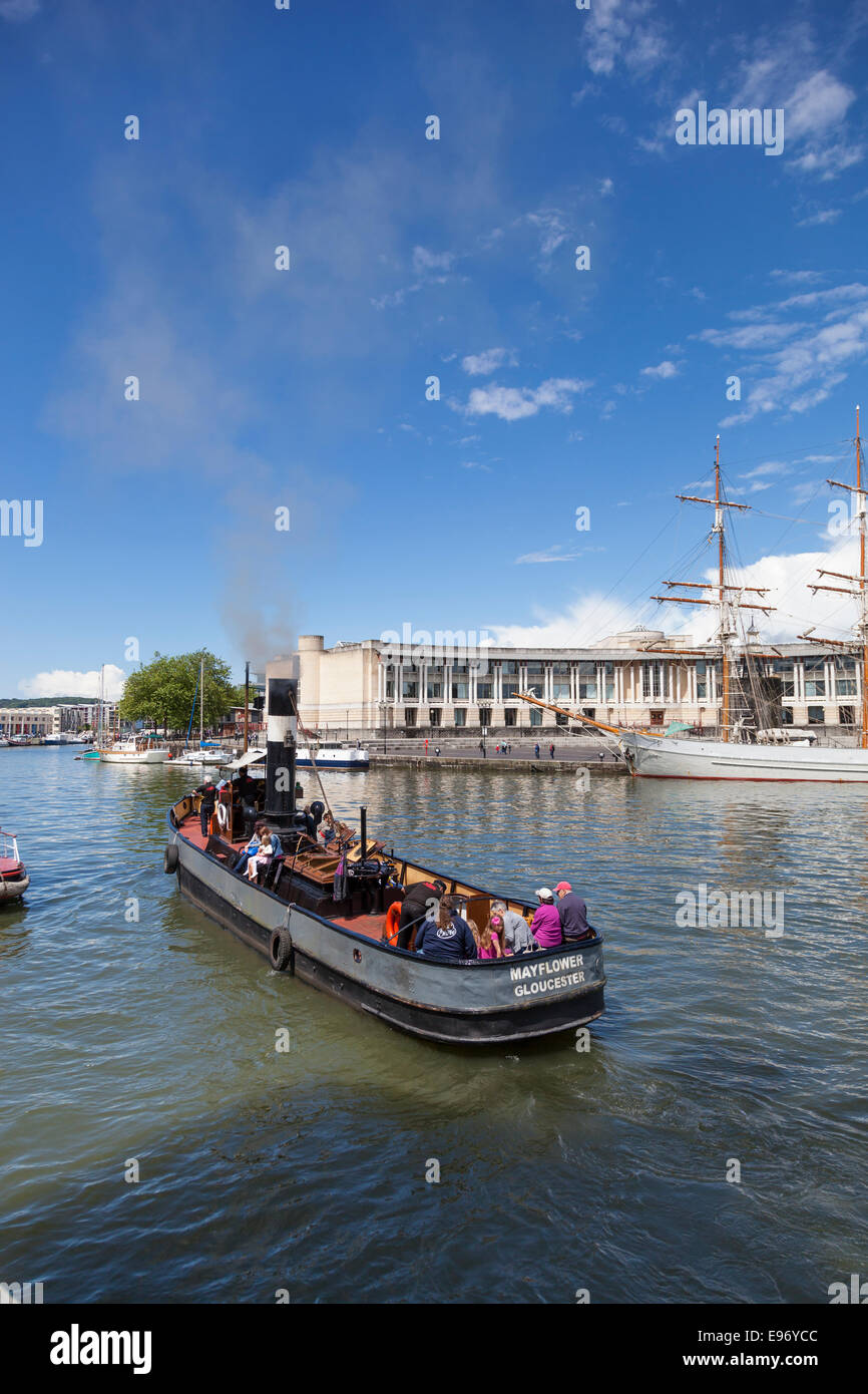 The 'Mayflower' (the world's oldest steam tug built in 1861), prepares ...