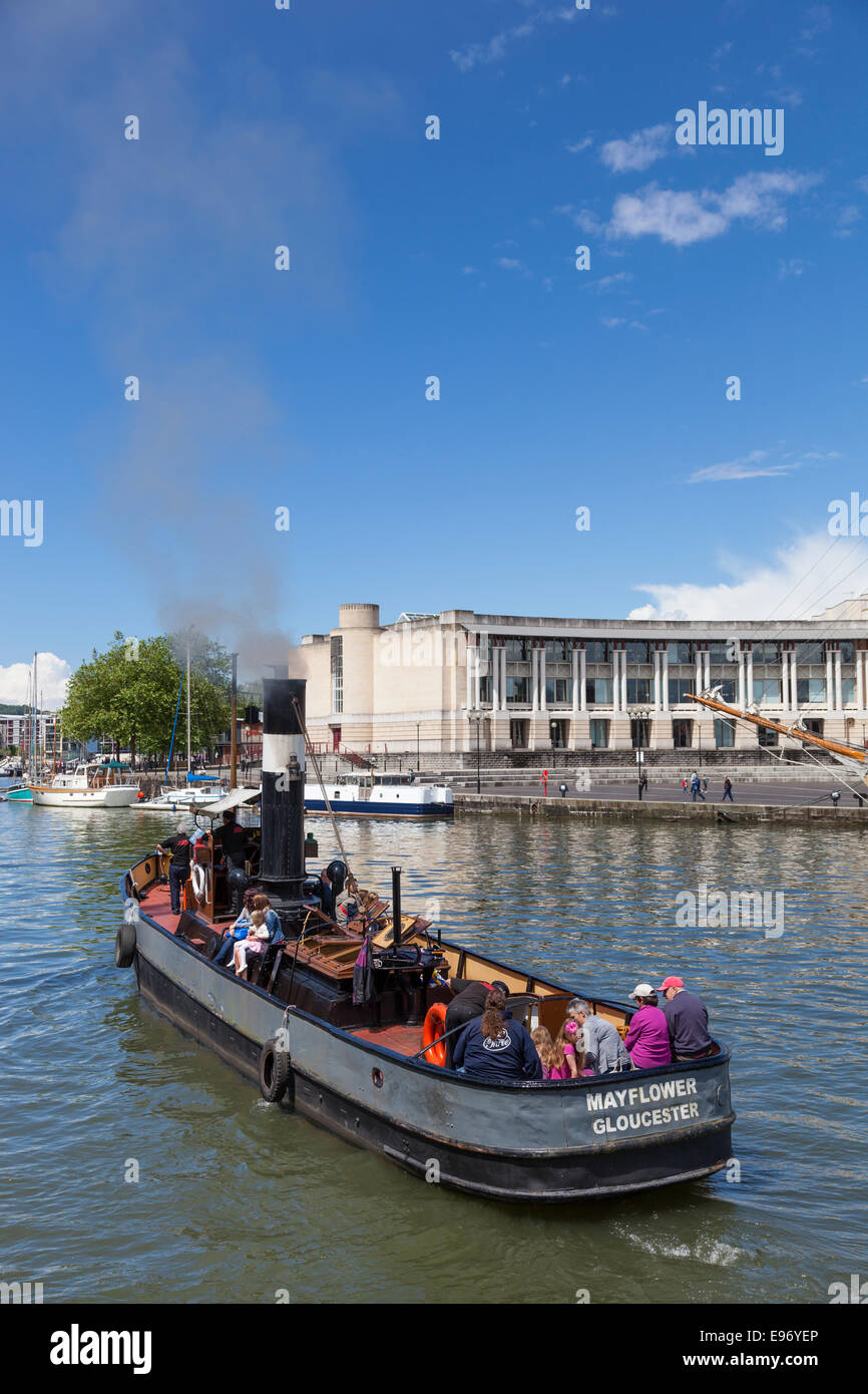 The 'Mayflower' (the world's oldest steam tug built in 1861), prepares ...