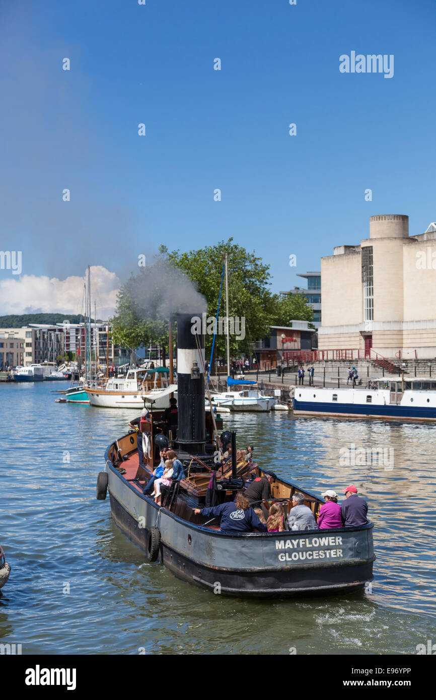 The 'Mayflower' (the world's oldest steam tug built in 1861), prepares ...