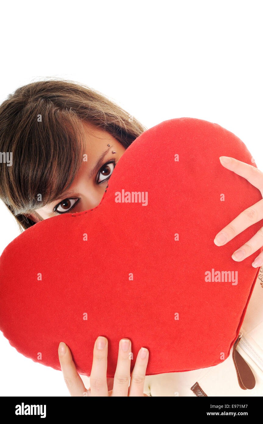 woman heart isolated Stock Photo - Alamy