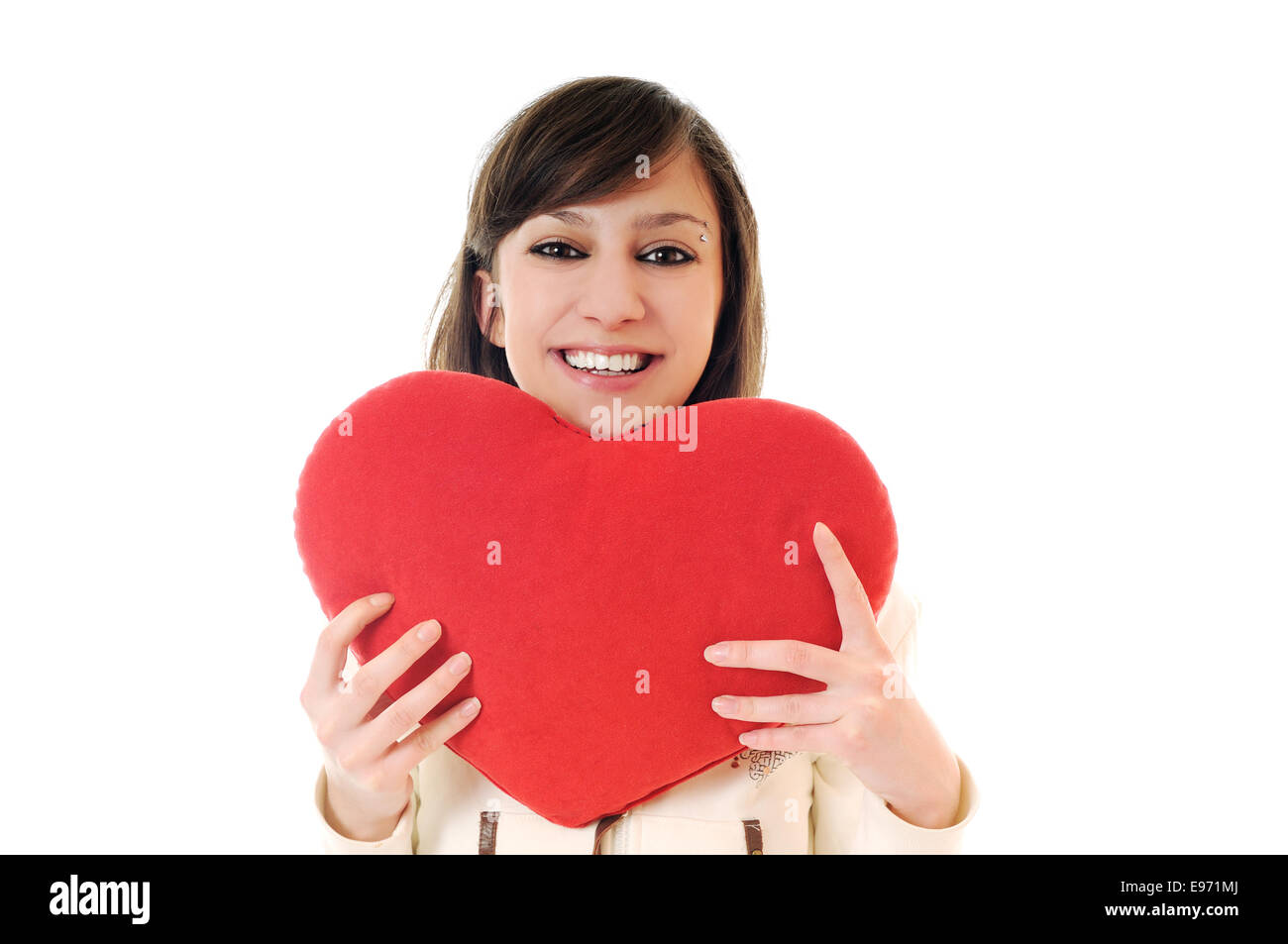 woman heart isolated Stock Photo - Alamy