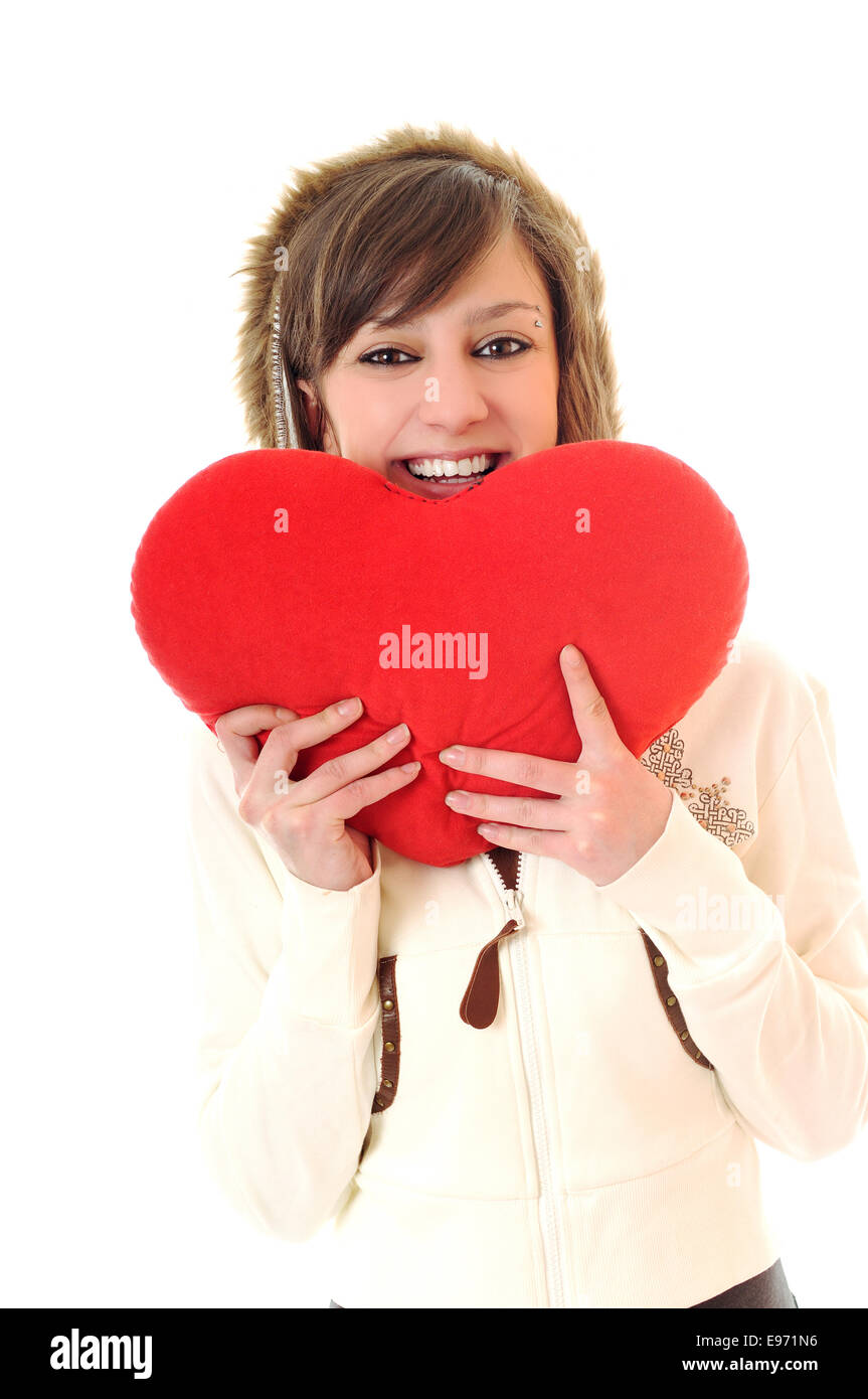 woman heart isolated Stock Photo - Alamy