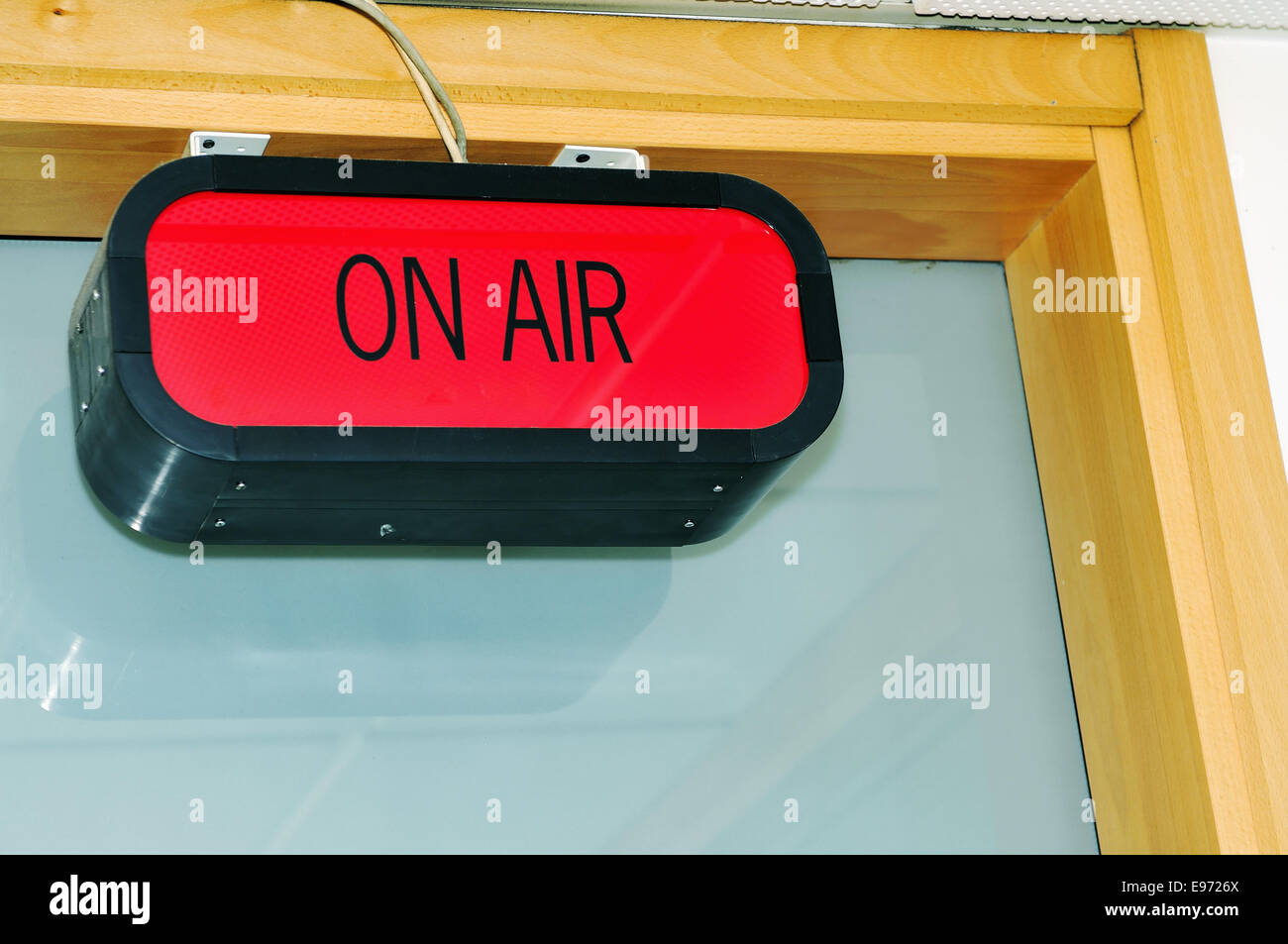 Recording studio warning light hi-res stock photography and images - Alamy