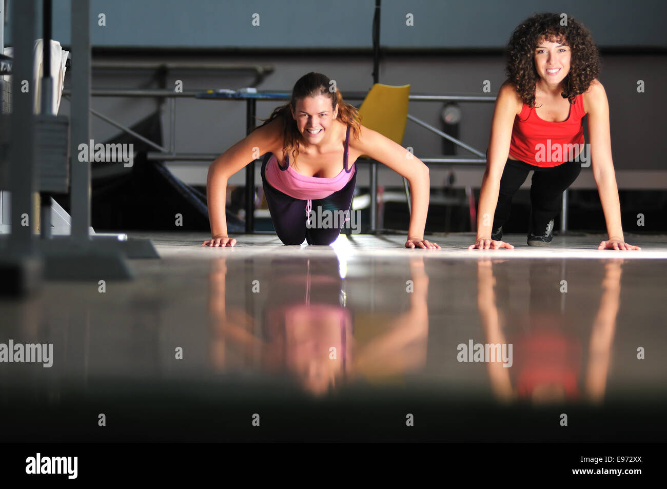 group of women working out in Stock Photo - Alamy