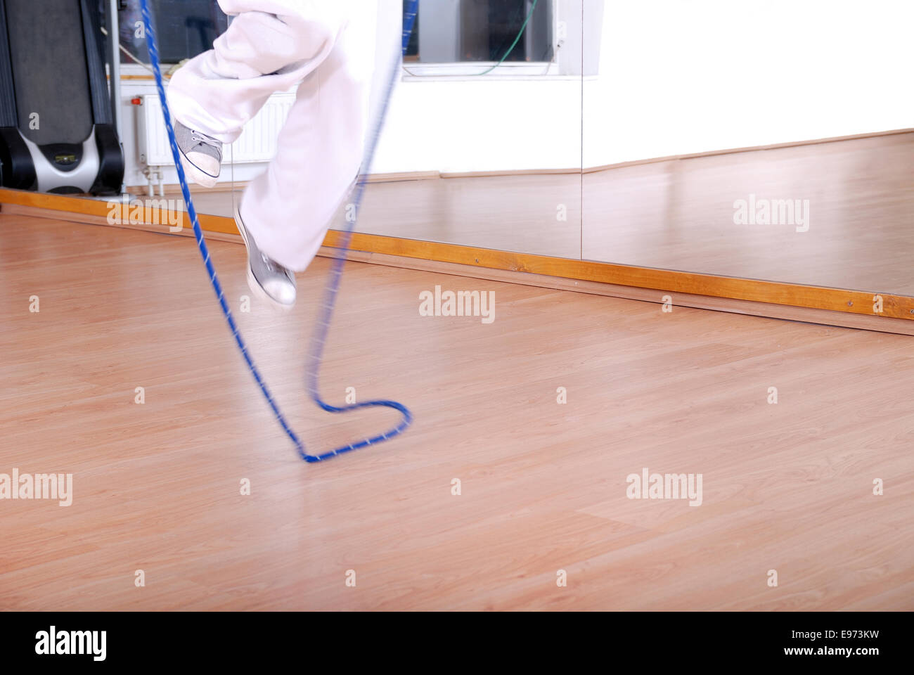 Young sport man using jump hi-res stock photography and images - Alamy