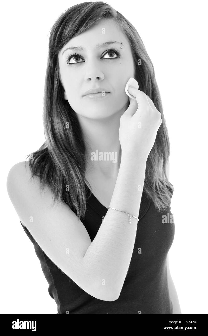Woman face fashion body Black and White Stock Photos & Images - Alamy