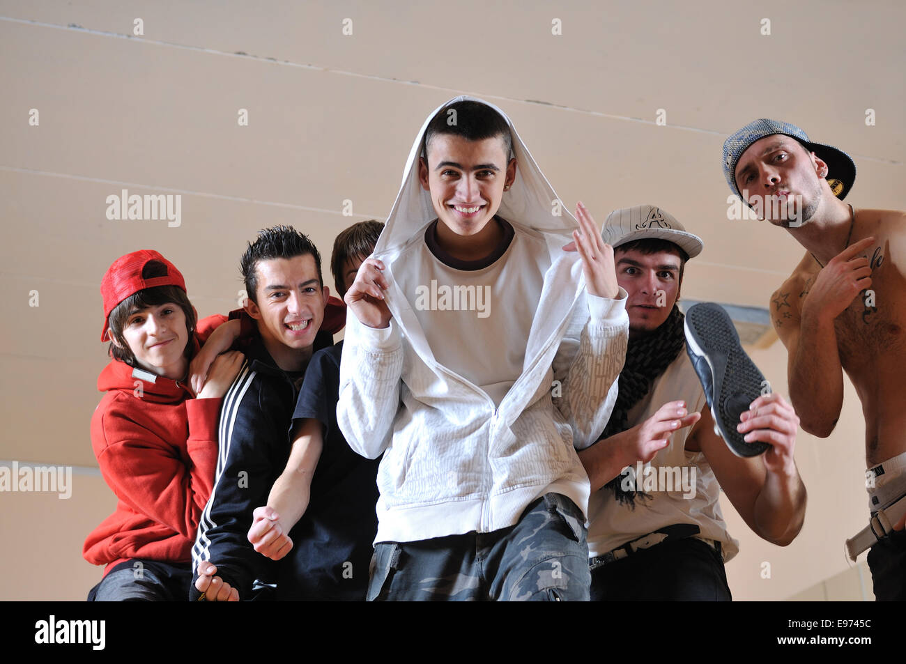 young boys group Stock Photo - Alamy